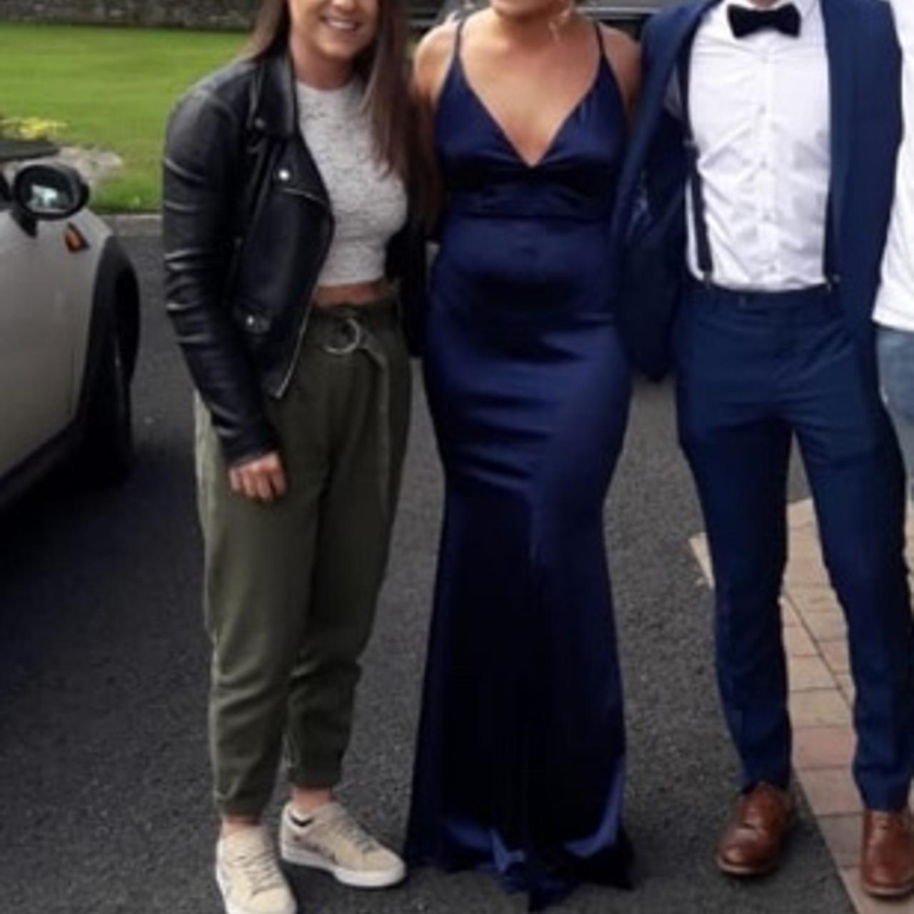 Selling this navy debs dress. Bought second hand for... - Depop