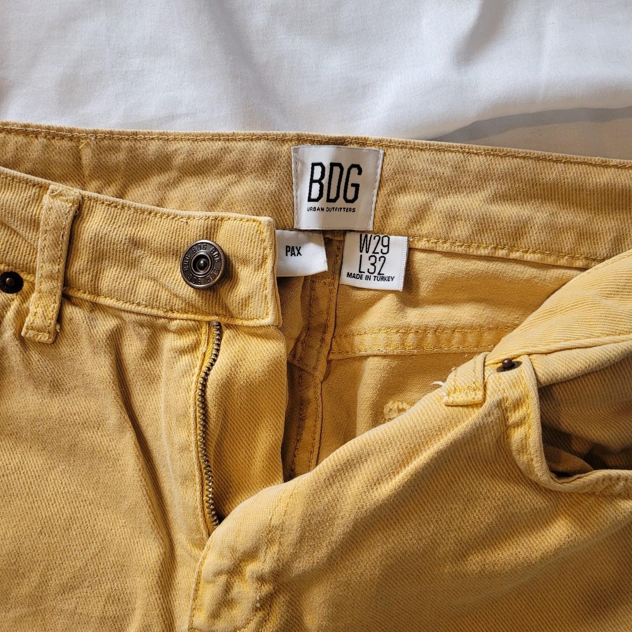 BDG Women's Yellow Jeans | Depop