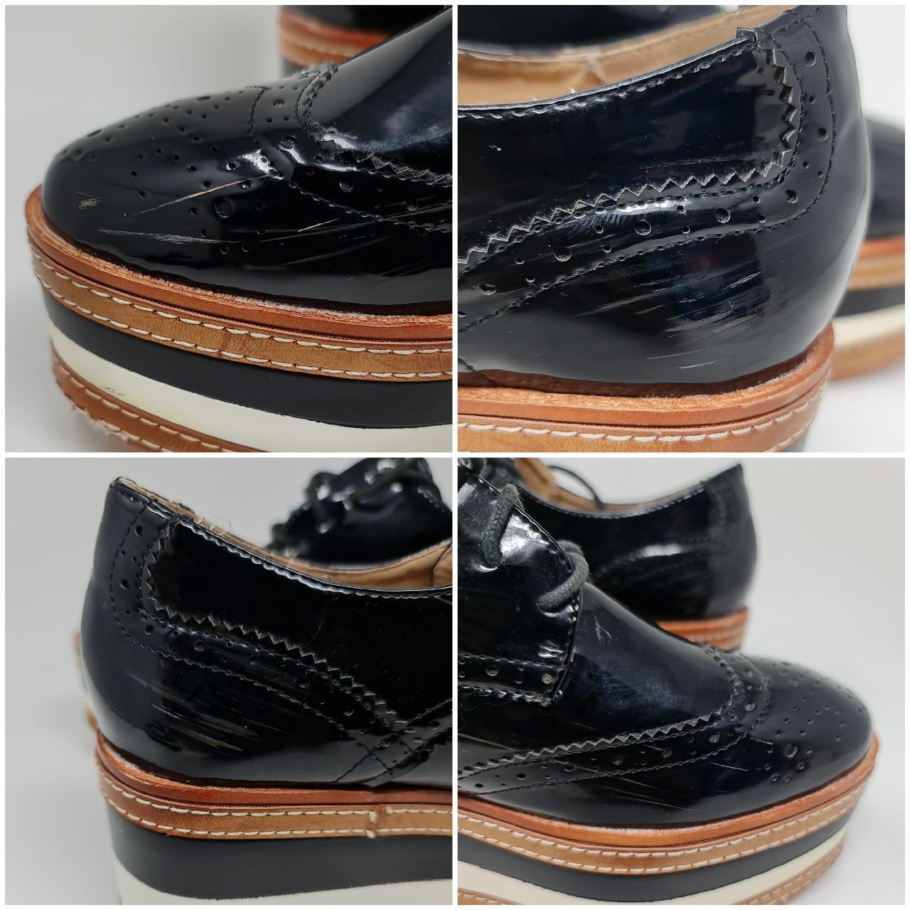 Women Wingtip Platform Brogue Creeper goth Lace Up... - Depop