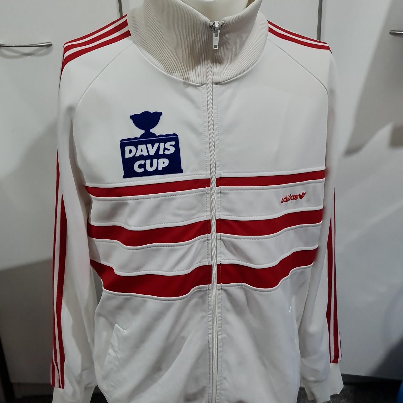 Adidas Davis Cup Osterrelch Ventex Tracksuit Top... - Depop