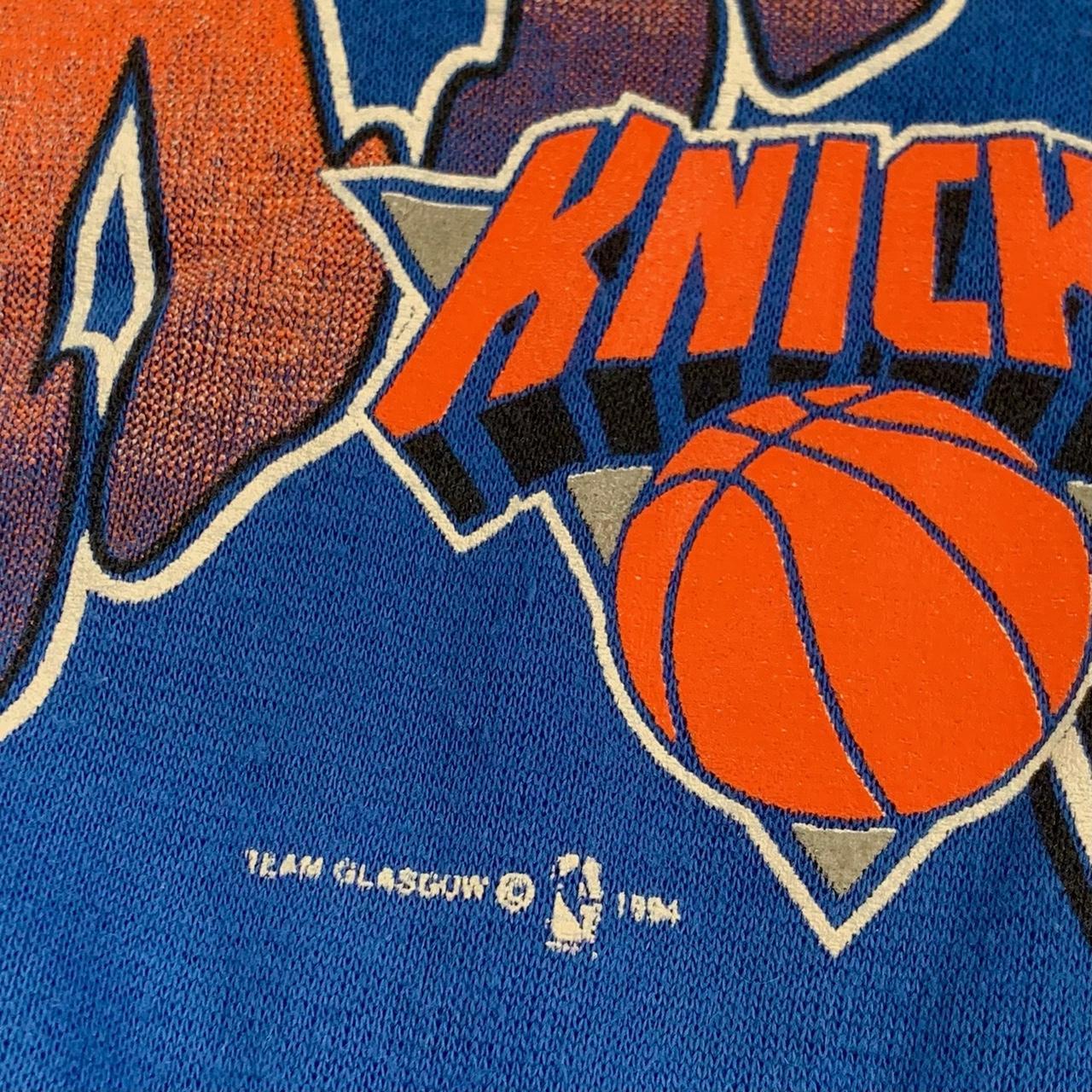 NBA Orange and Blue Hoodie | Depop