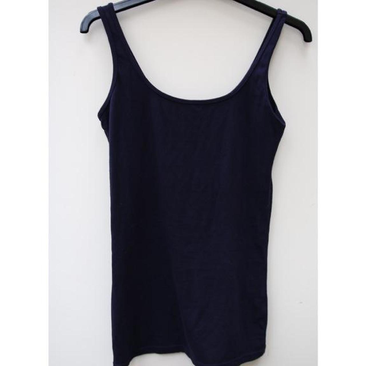 Bundle of 3 navy Primark simple tops Sleeveless... - Depop