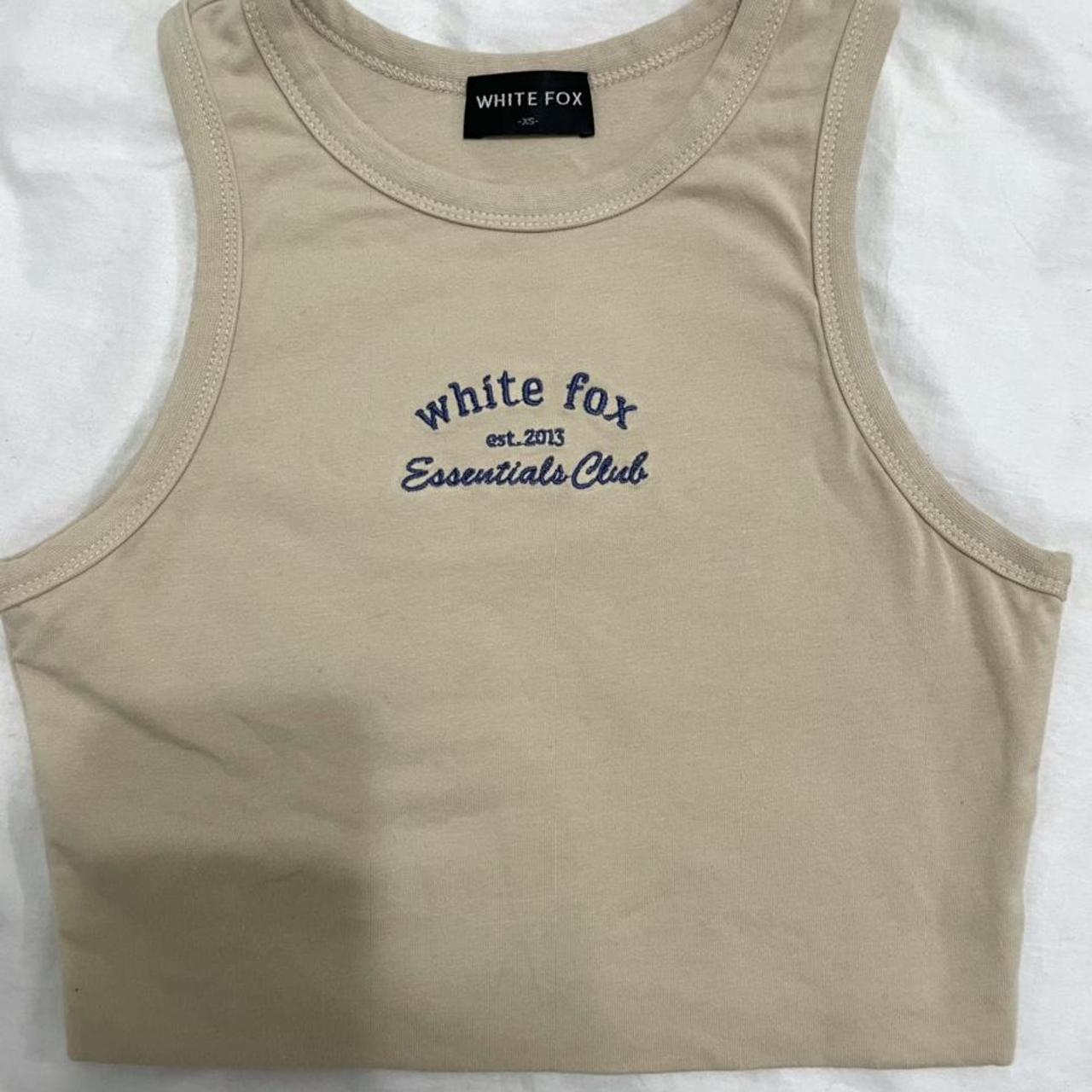 white fox boutique set! comes with both matching top... - Depop