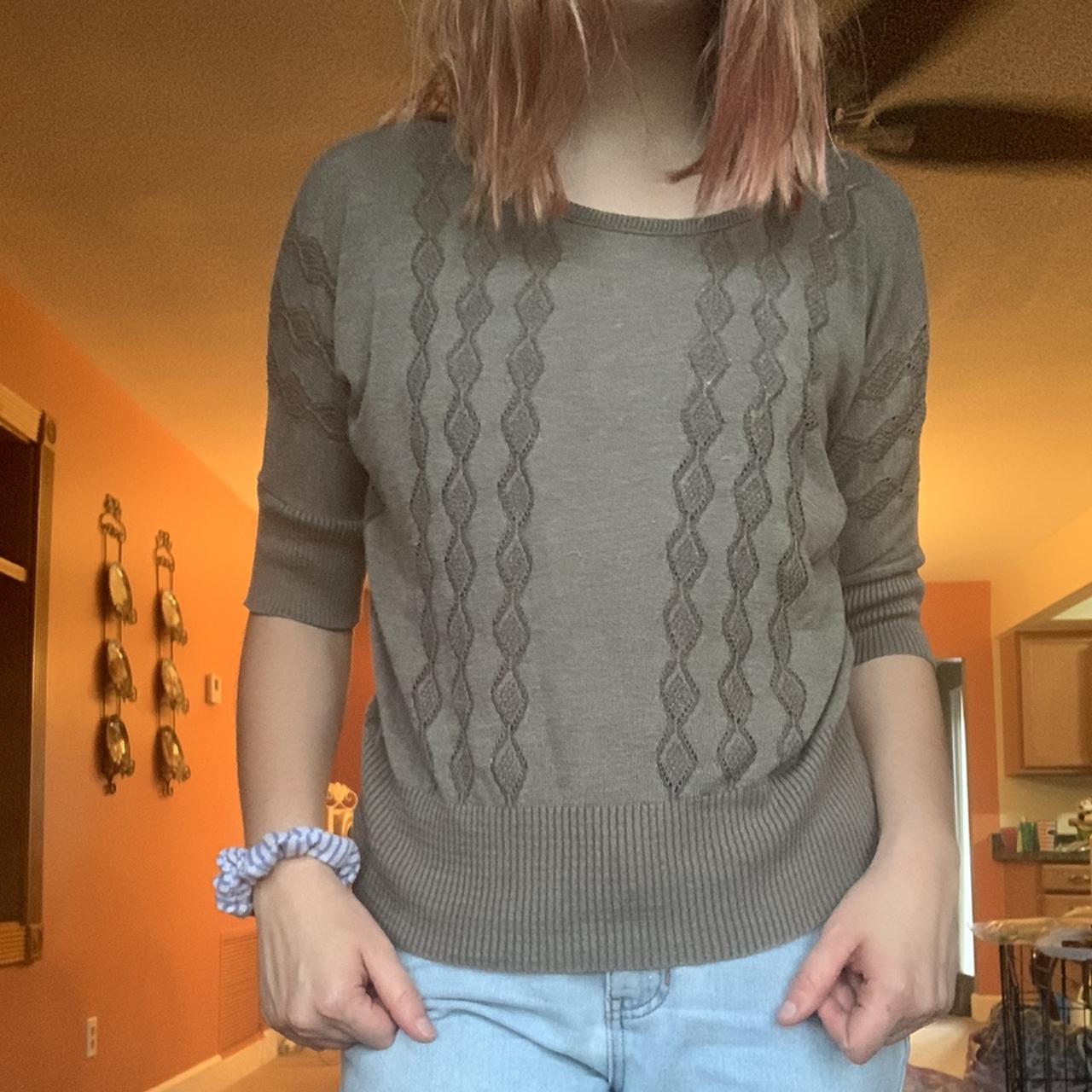 Mossimo Supply Co cute half sleeve sweater. Cute... - Depop