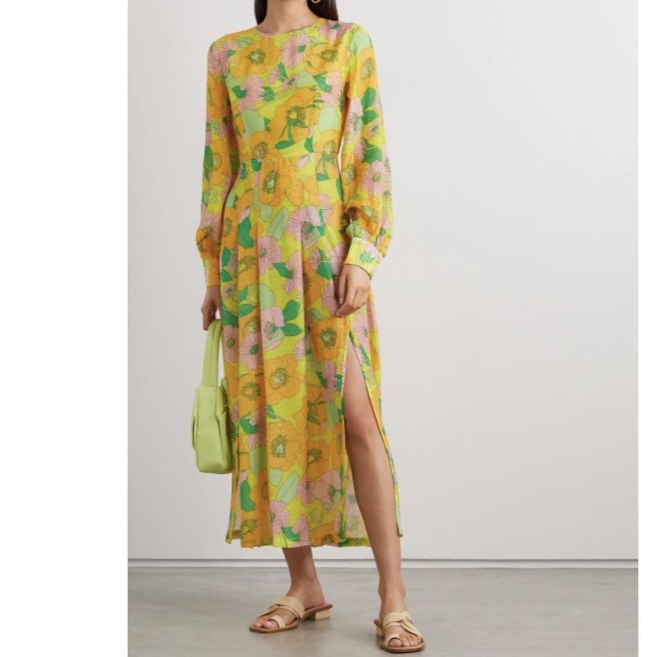 Worn once! RIXO's 'Emma' dress is patterned with the... - Depop