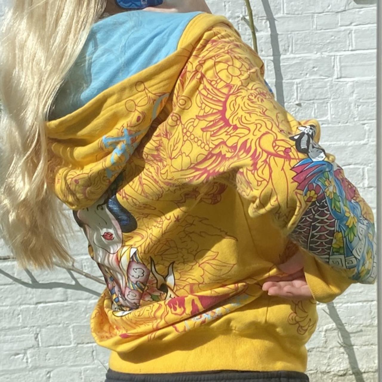 The Limited Edition Gorgeous yellow Ed Hardy vintage... - Depop