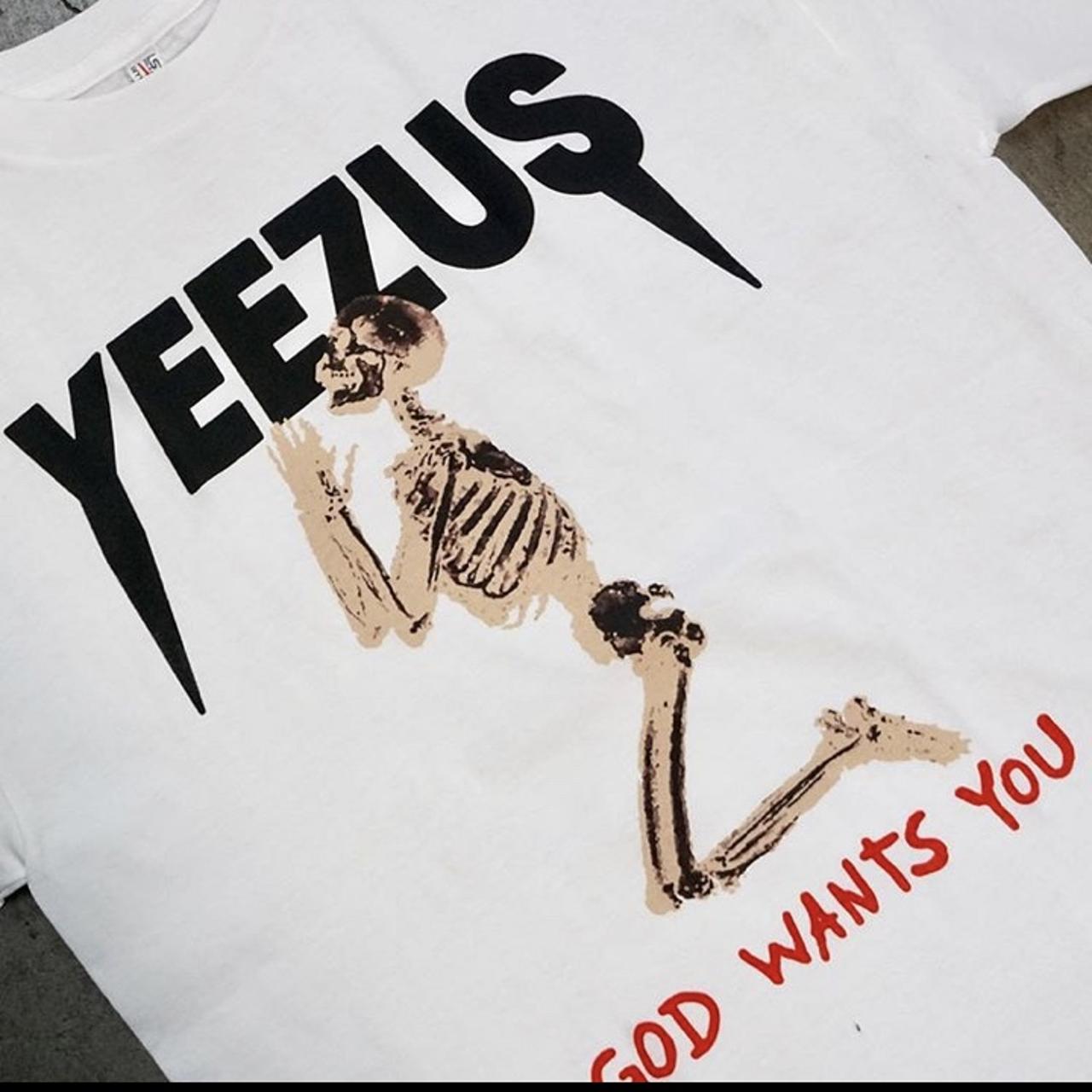 Yeezus Tee #Yeezus #kylie Tour Tee |Skeleton Tee|... - Depop