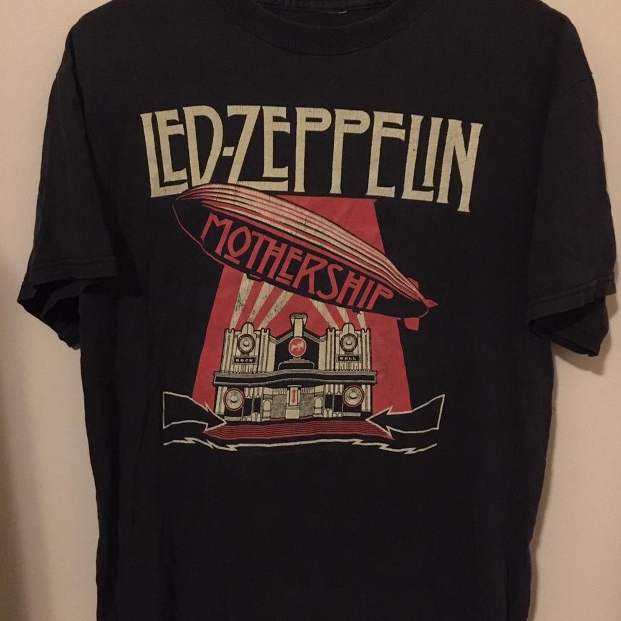 OFFICIAL LED ZEPPELIN MOTHERSHIP T-SHIRT SIZE LARGE... - Depop