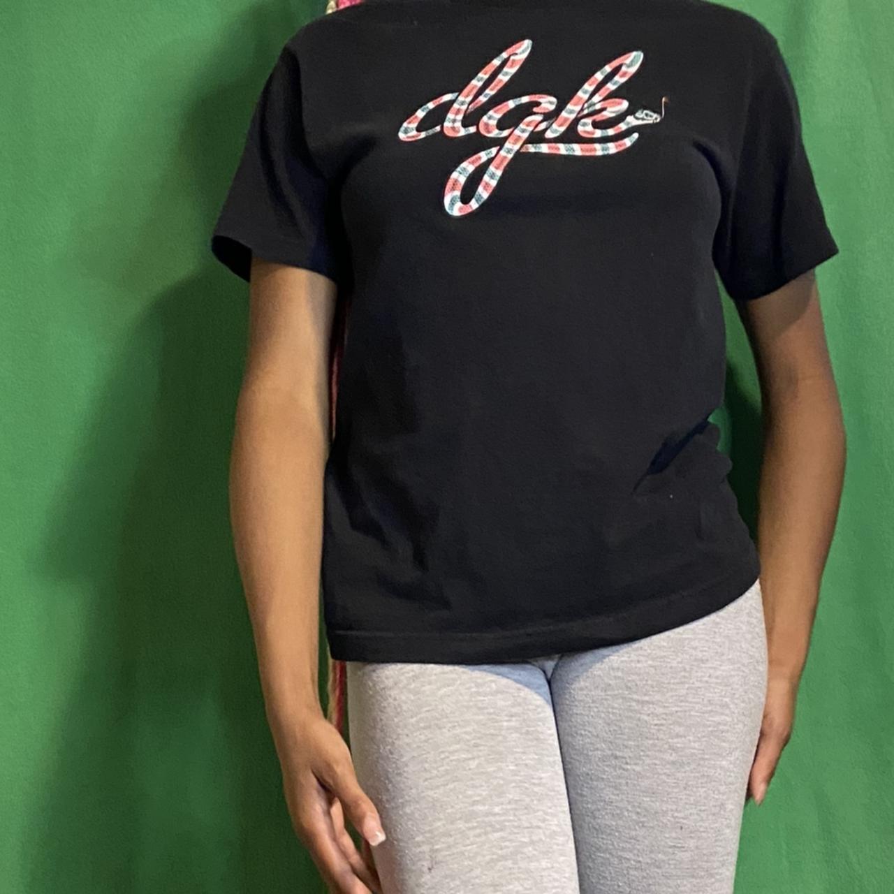 Black DGK king white T-Shirt. Snake lettered... - Depop