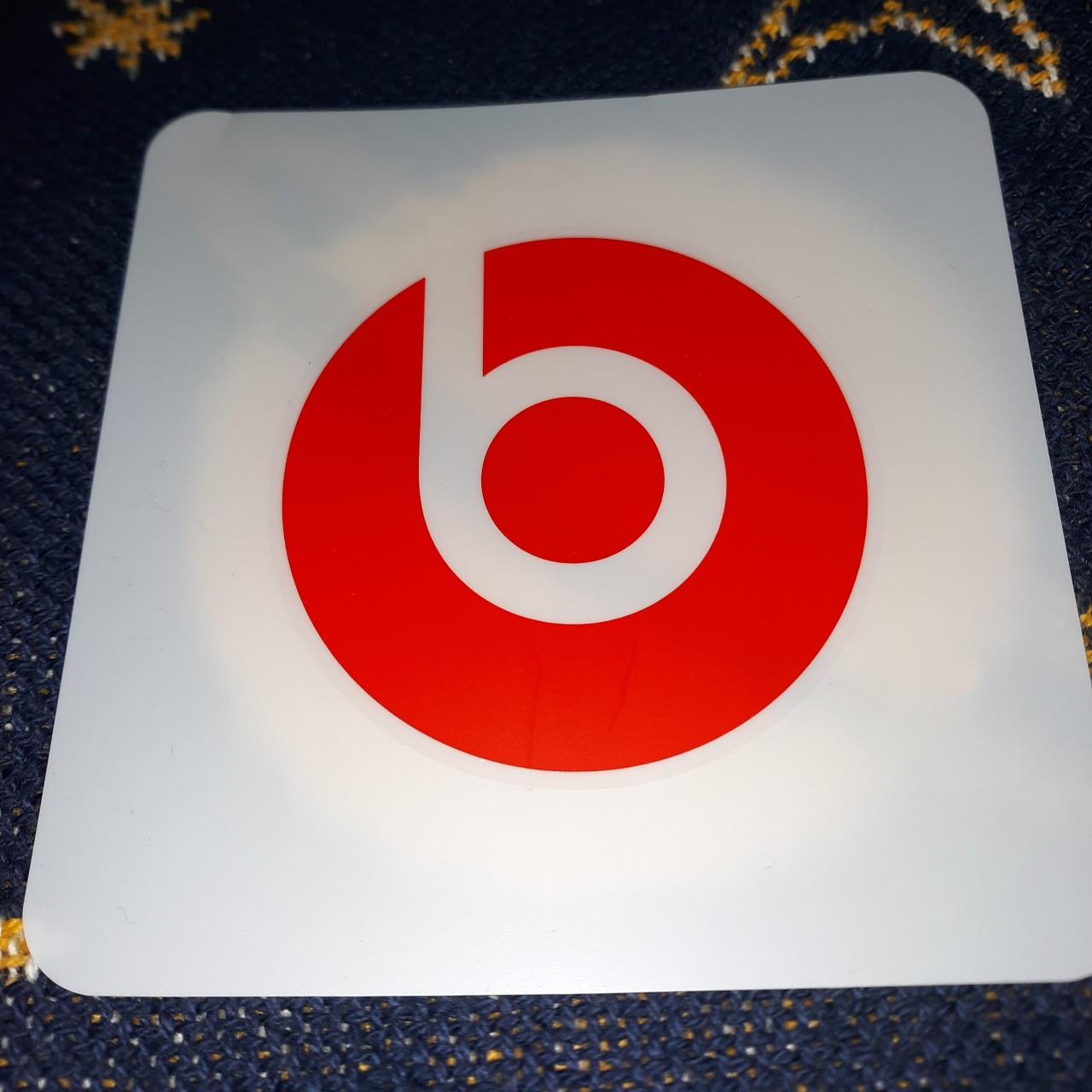 Beats sticker. #beats #drdre #beatsbydre #earbuds - Depop