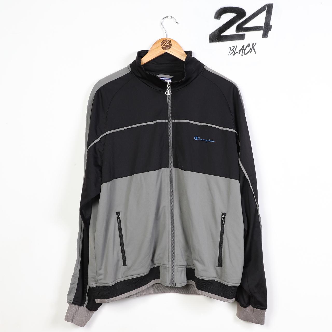 Vintage Champion track top. Label size - L Pit to... - Depop