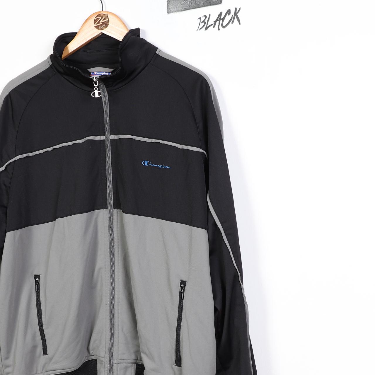 Vintage Champion track top. Label size - L Pit to... - Depop