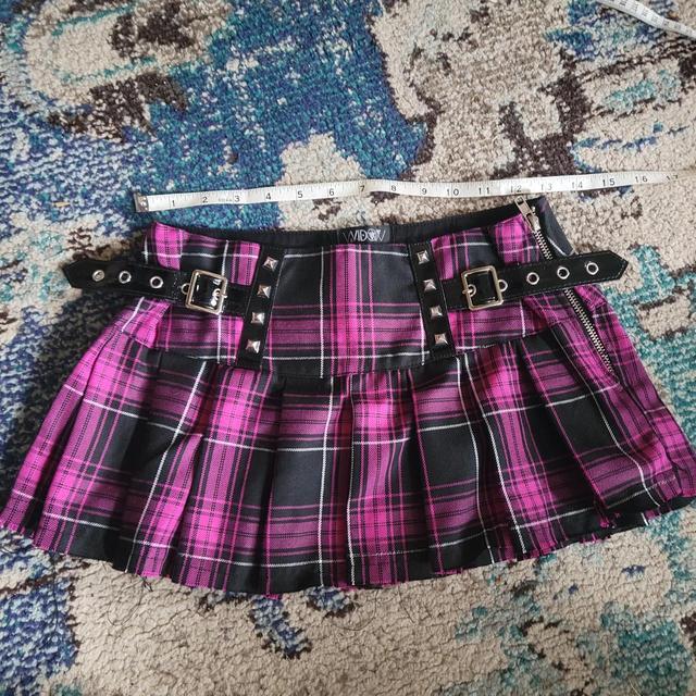 Black pvc-skirt - Depop