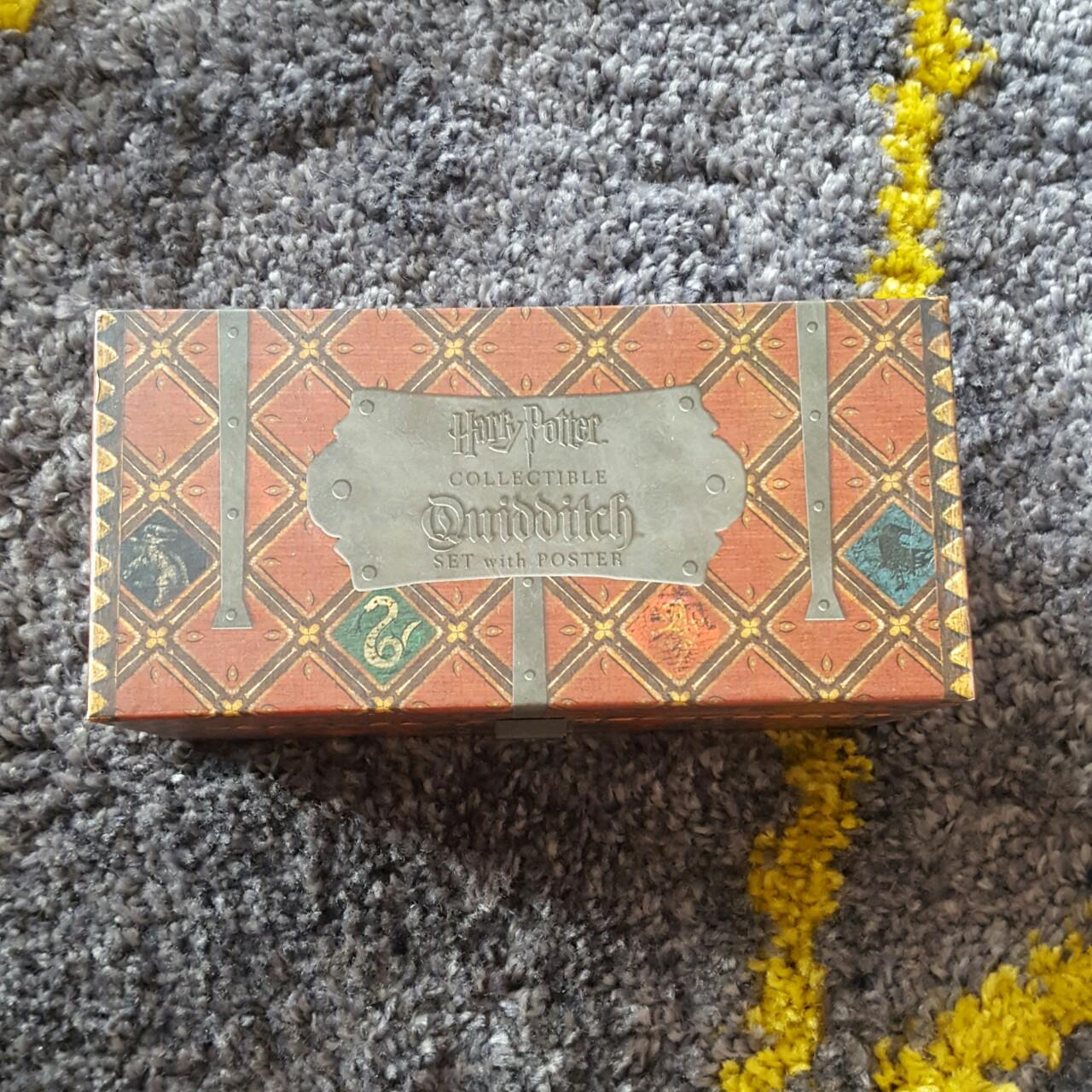 Harry potter collectible quidditch set with poster. - Depop