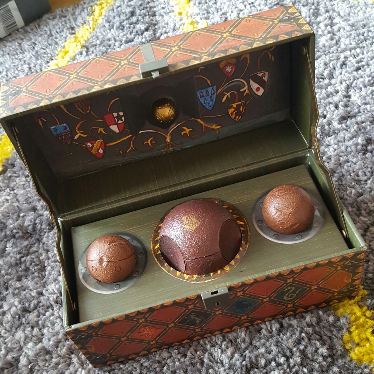 Harry potter collectible quidditch set with poster. - Depop