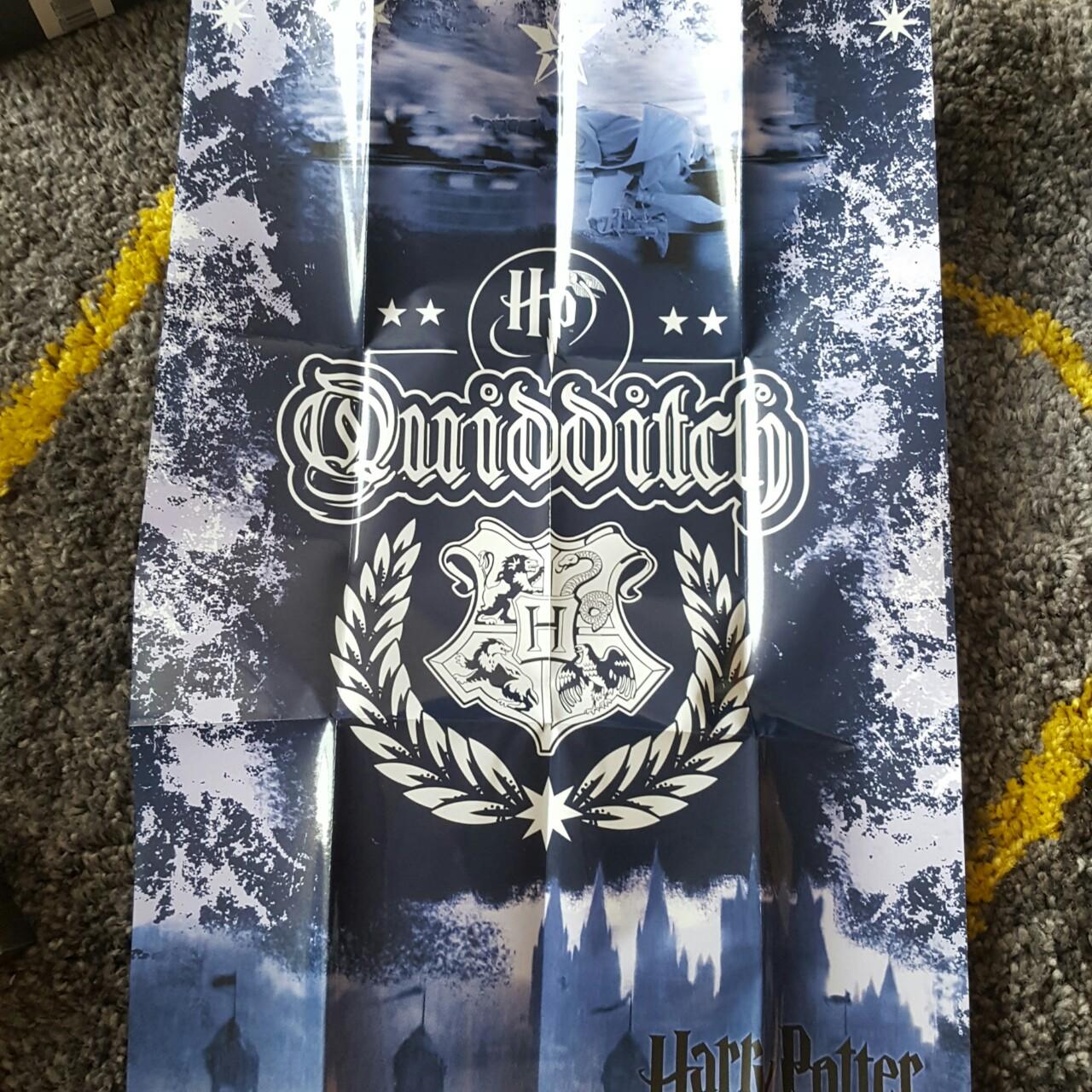 Harry potter collectible quidditch set with poster. - Depop