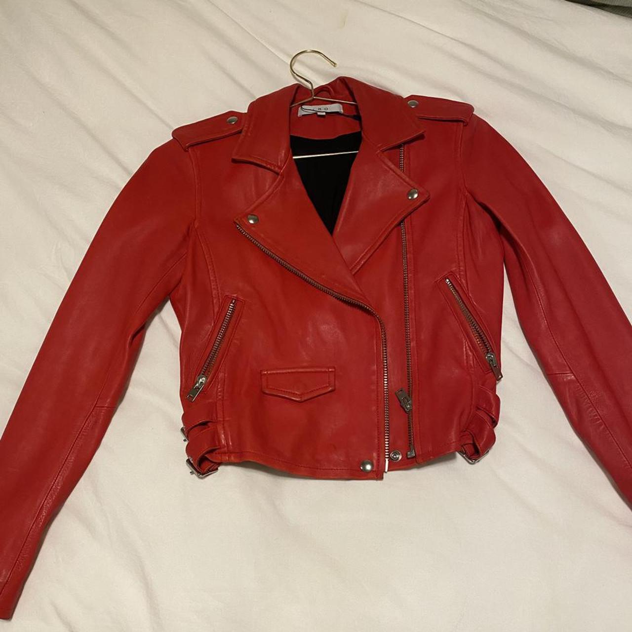 IRO Women's Red Jacket | Depop