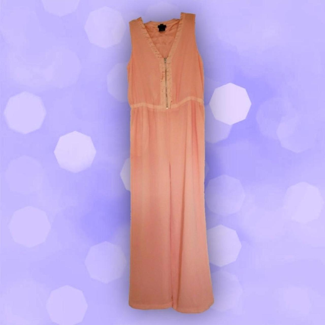 PEACH ZIP UP JUMPSUIT 🍑 ERA: 2010s STYLE: Quirky,... - Depop