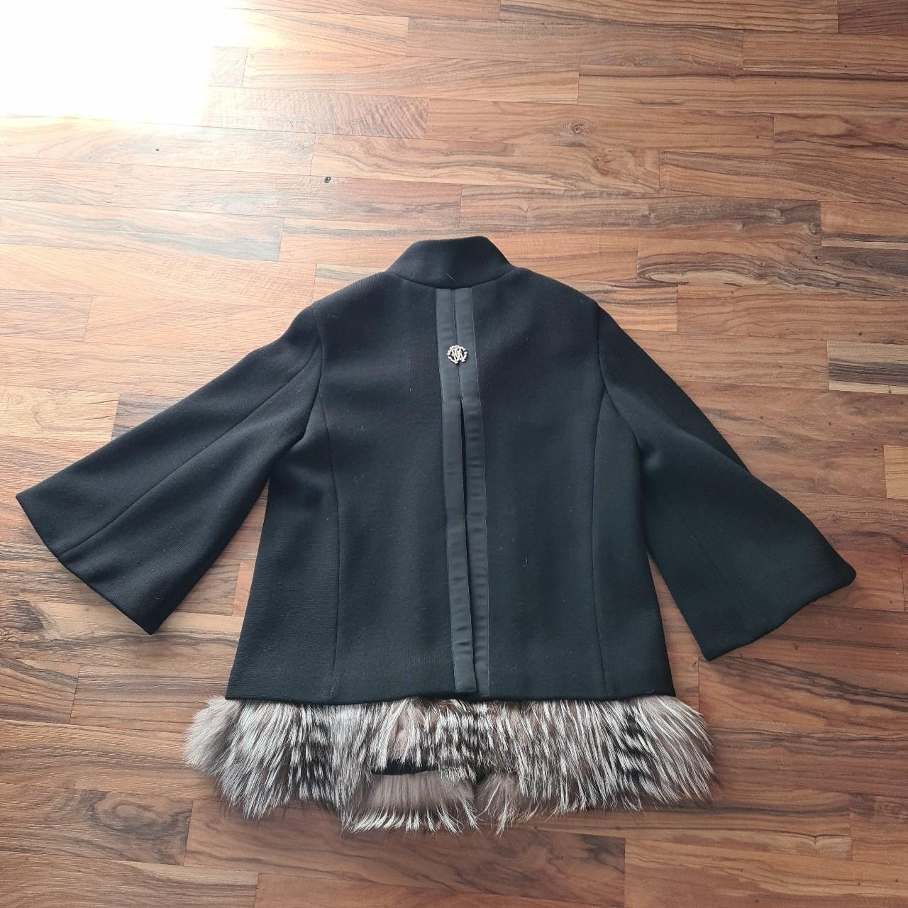 Giaccone in panno di lana 100% e fodera di seta,... - Depop