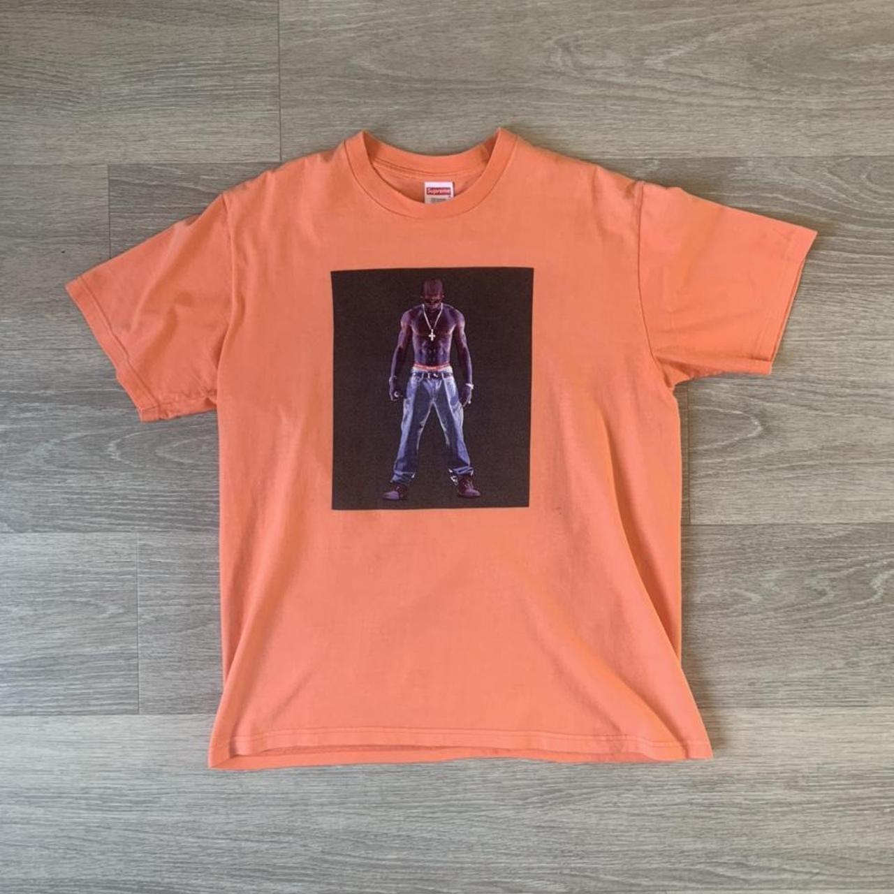 SUPREME TSHIRT Supreme Tupac hologram tee neon... - Depop