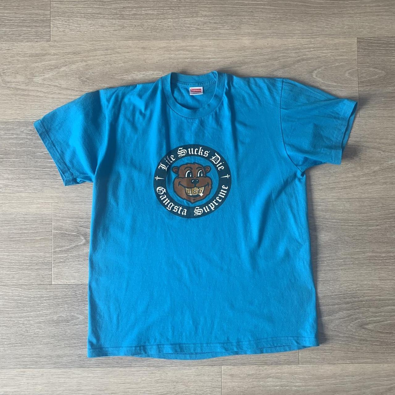 SUPREME TSHIRT Supreme life sucks die lsd tee, good... - Depop
