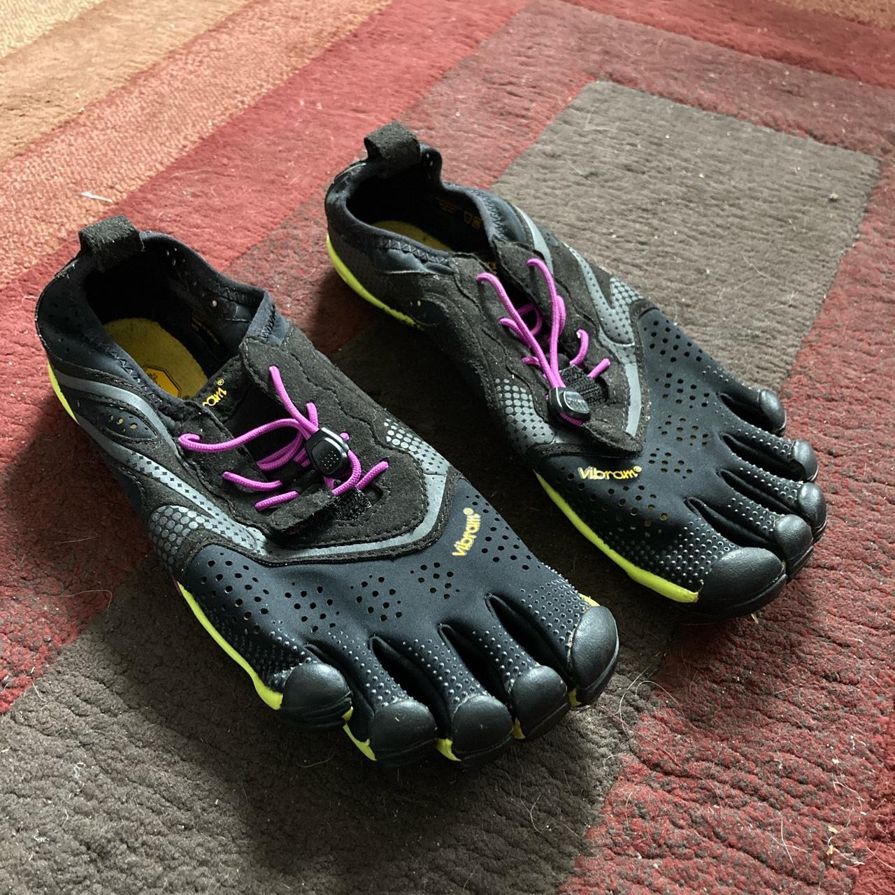 Vibram 5 finger sneakers. Worn once. Sz 8 women - Depop