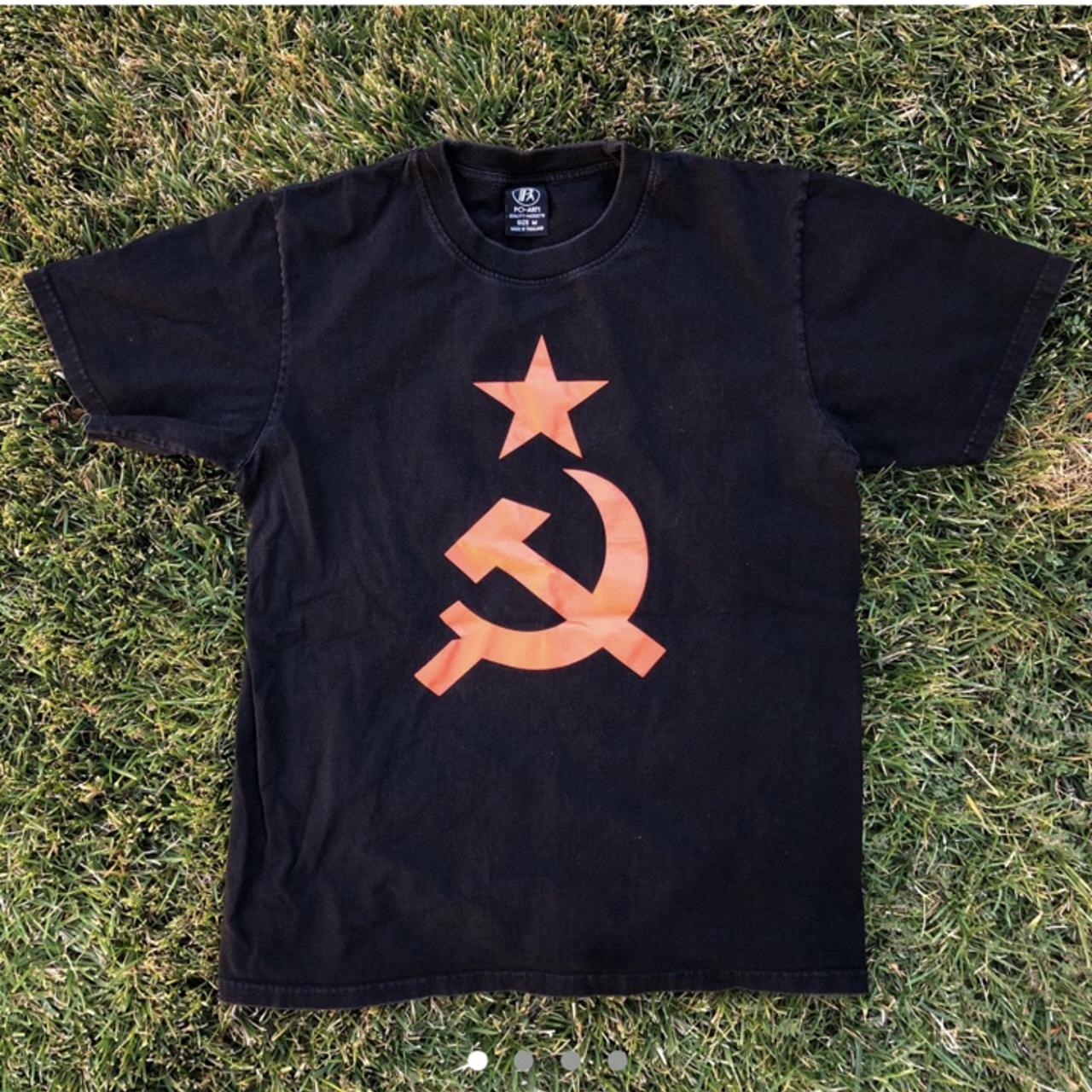 Authentic Soviet Union graphic T-shirt Graphic... - Depop