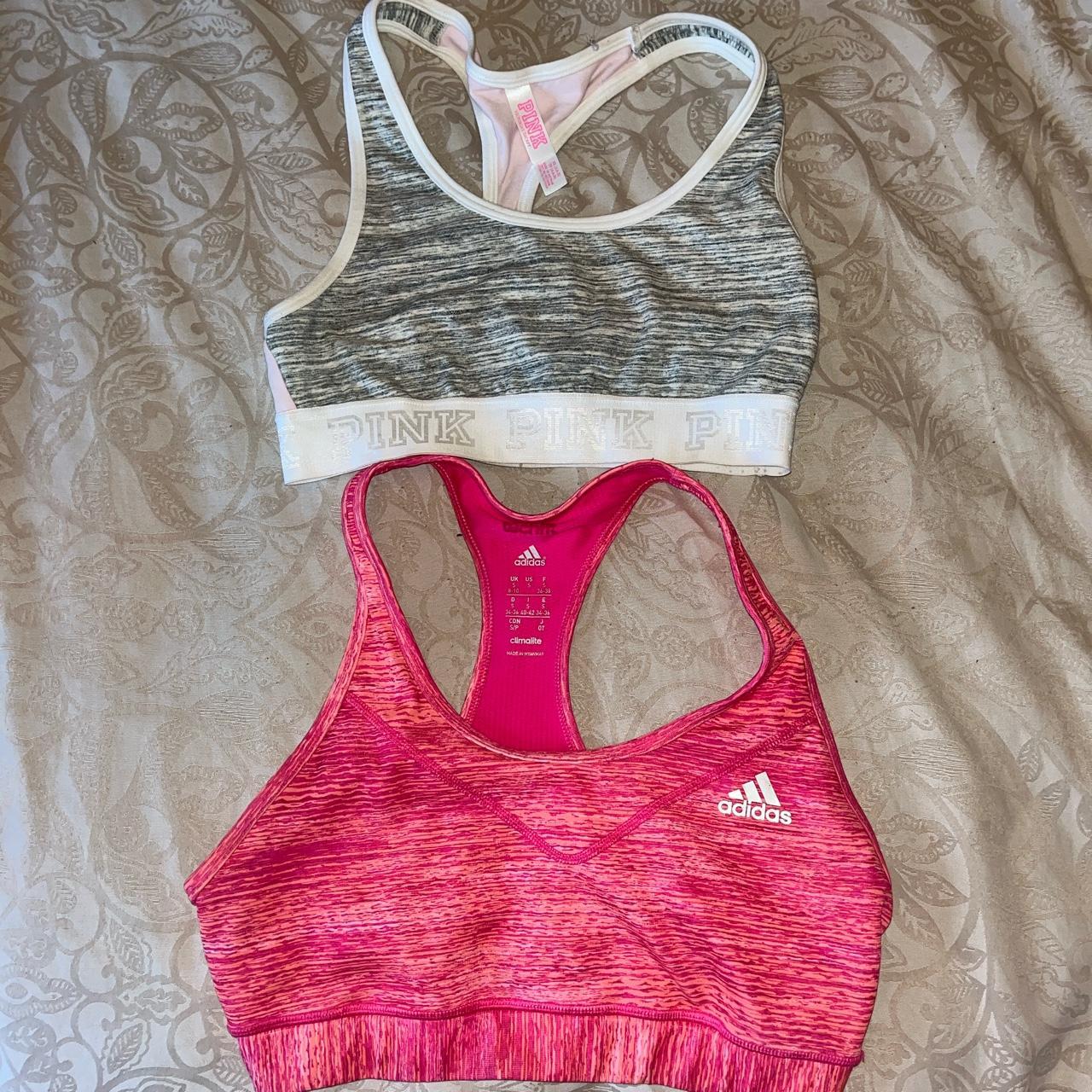 Adidas Pink Sports Bra 810 Vs Pink Sports Bra Xs 2 Depop