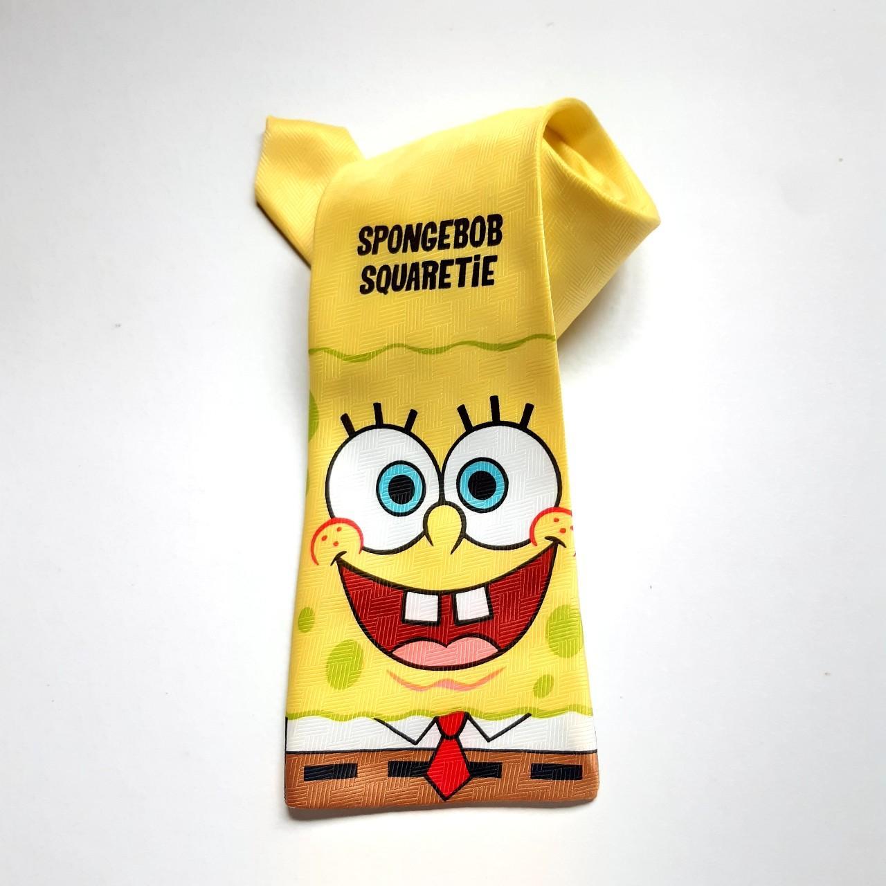 Nickelodeon Spongebob Squarepants square tip necktie... - Depop