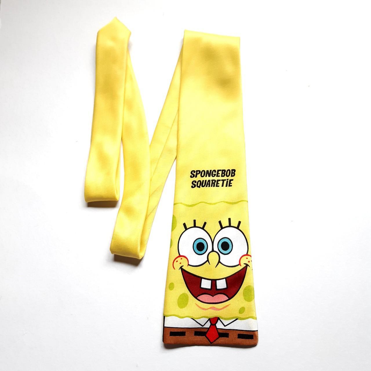Nickelodeon Spongebob Squarepants square tip necktie... - Depop