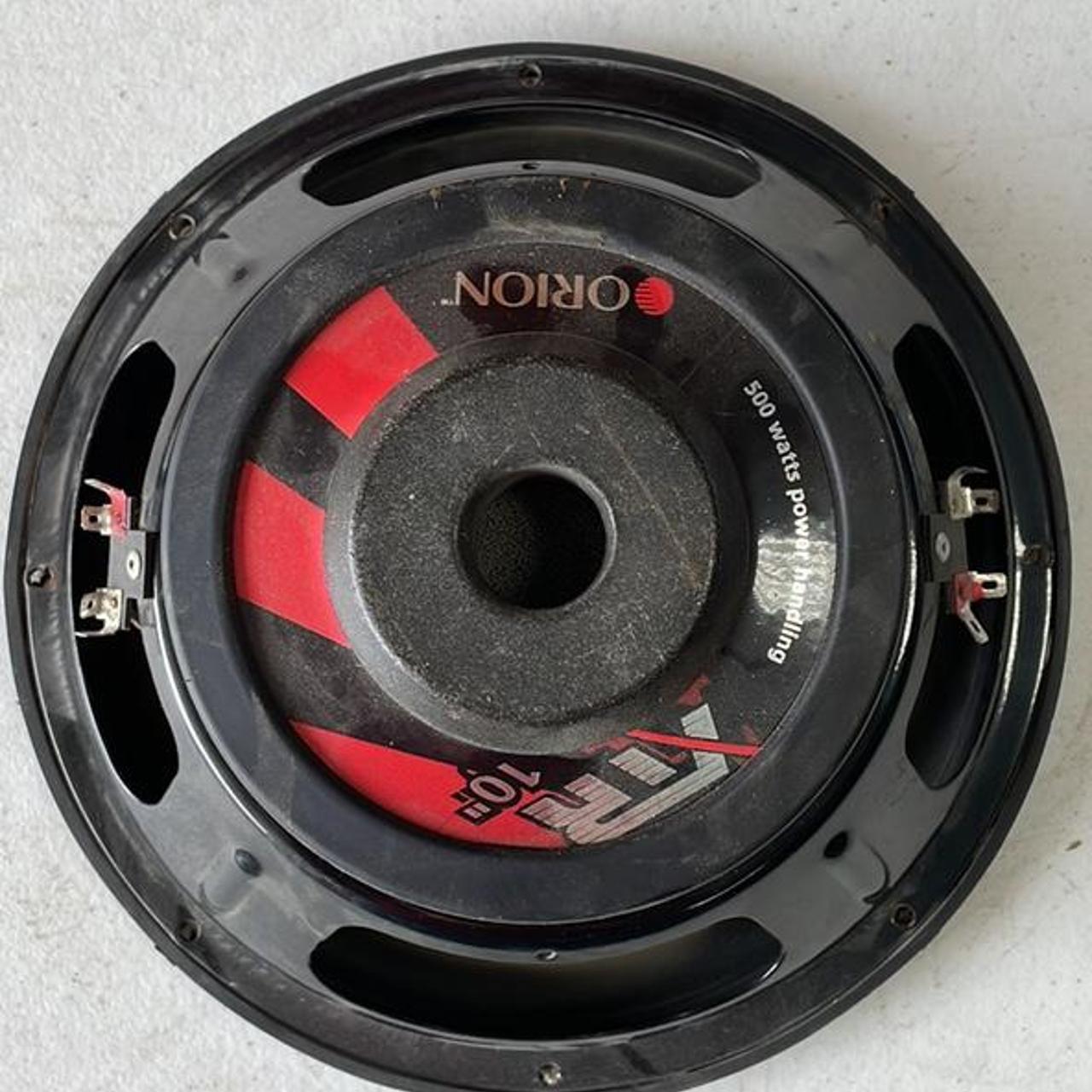 Orion sub 500 watt peak. One of my favorite subs... - Depop