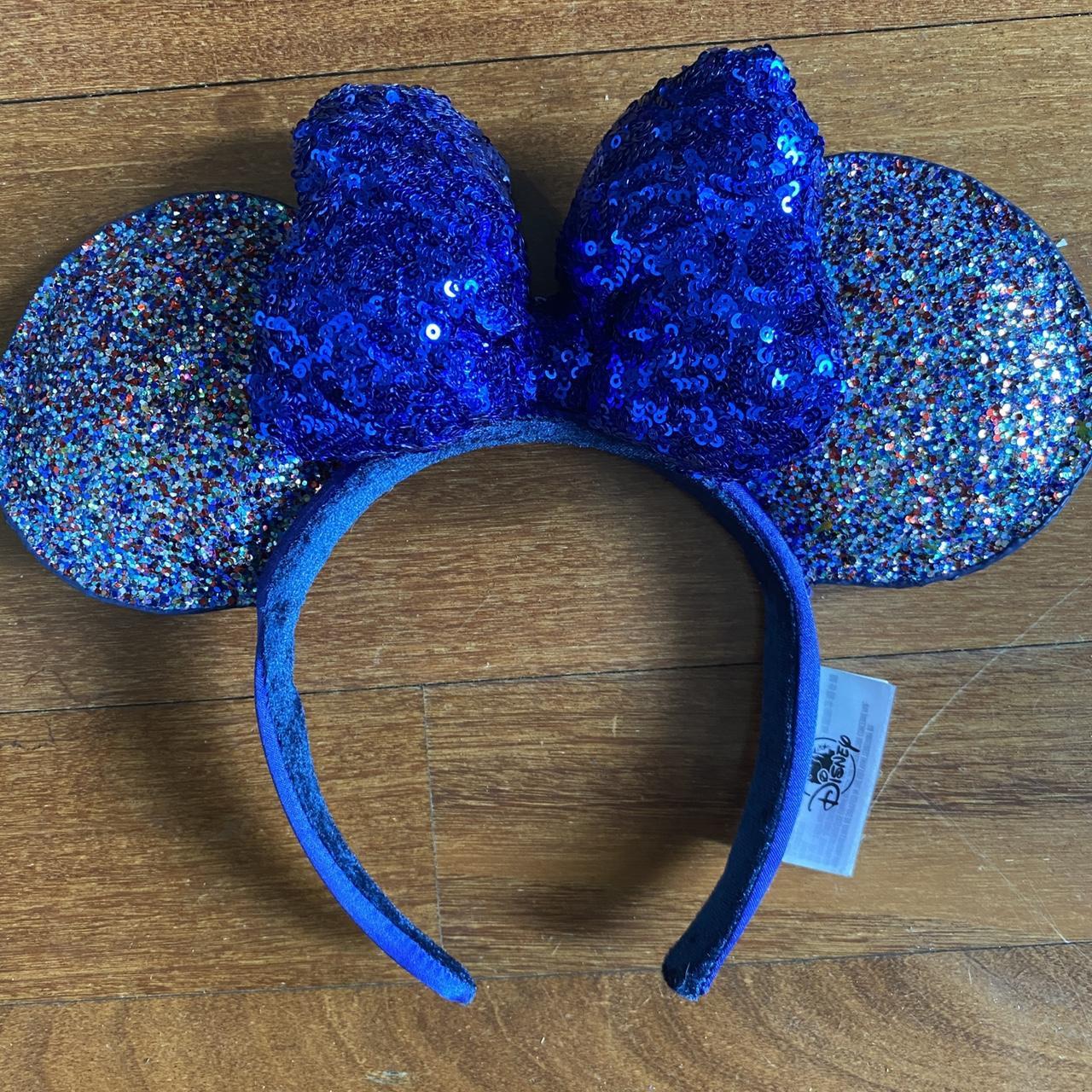 Blue multi-color glitter 2020 Disney Ear... - Depop