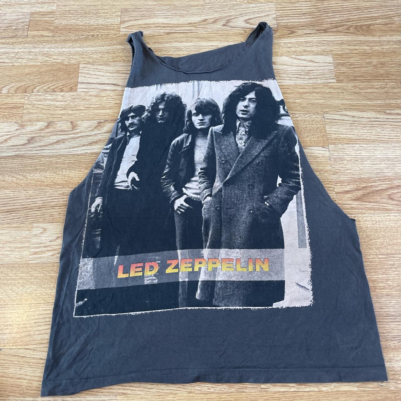 DIY, cut up Led Zeppelin shirt. Size medium.... - Depop