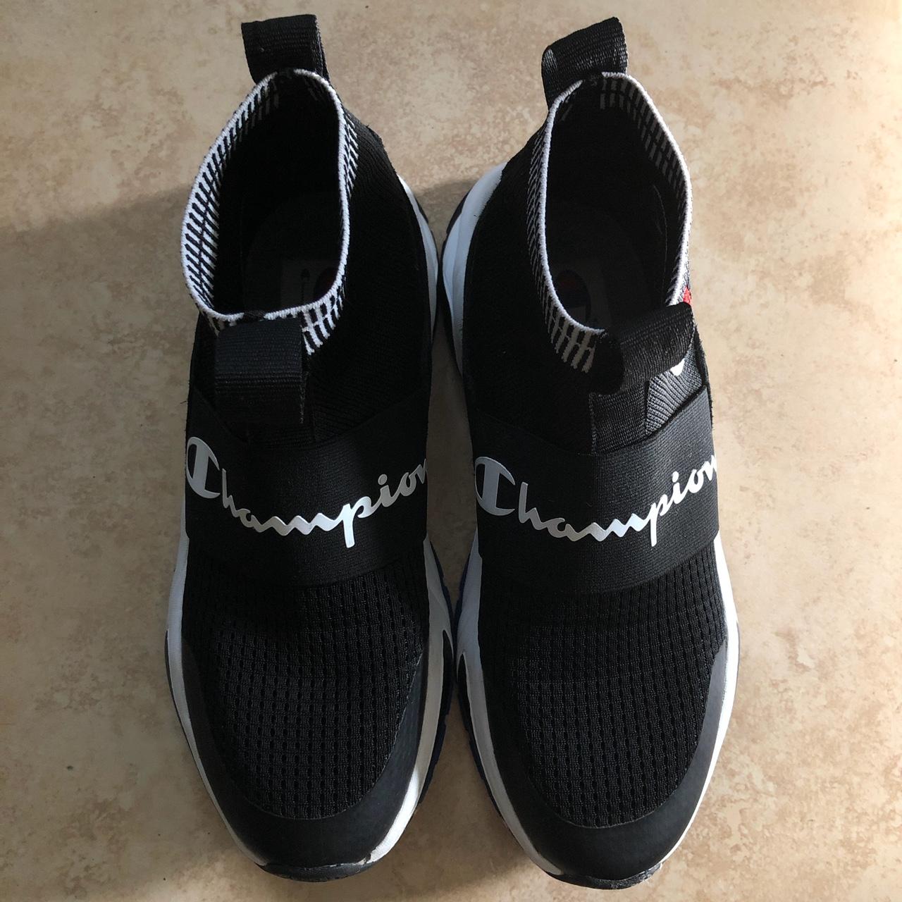 Champion Rally Pro Black & White Shoes 🖤 Size 5Y... - Depop