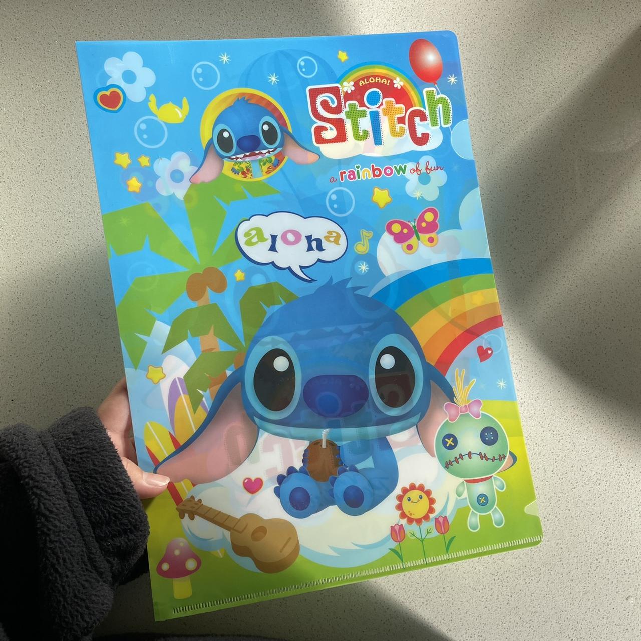 stitch A4 file folder 🌈 - untracked shipping is $6,... - Depop