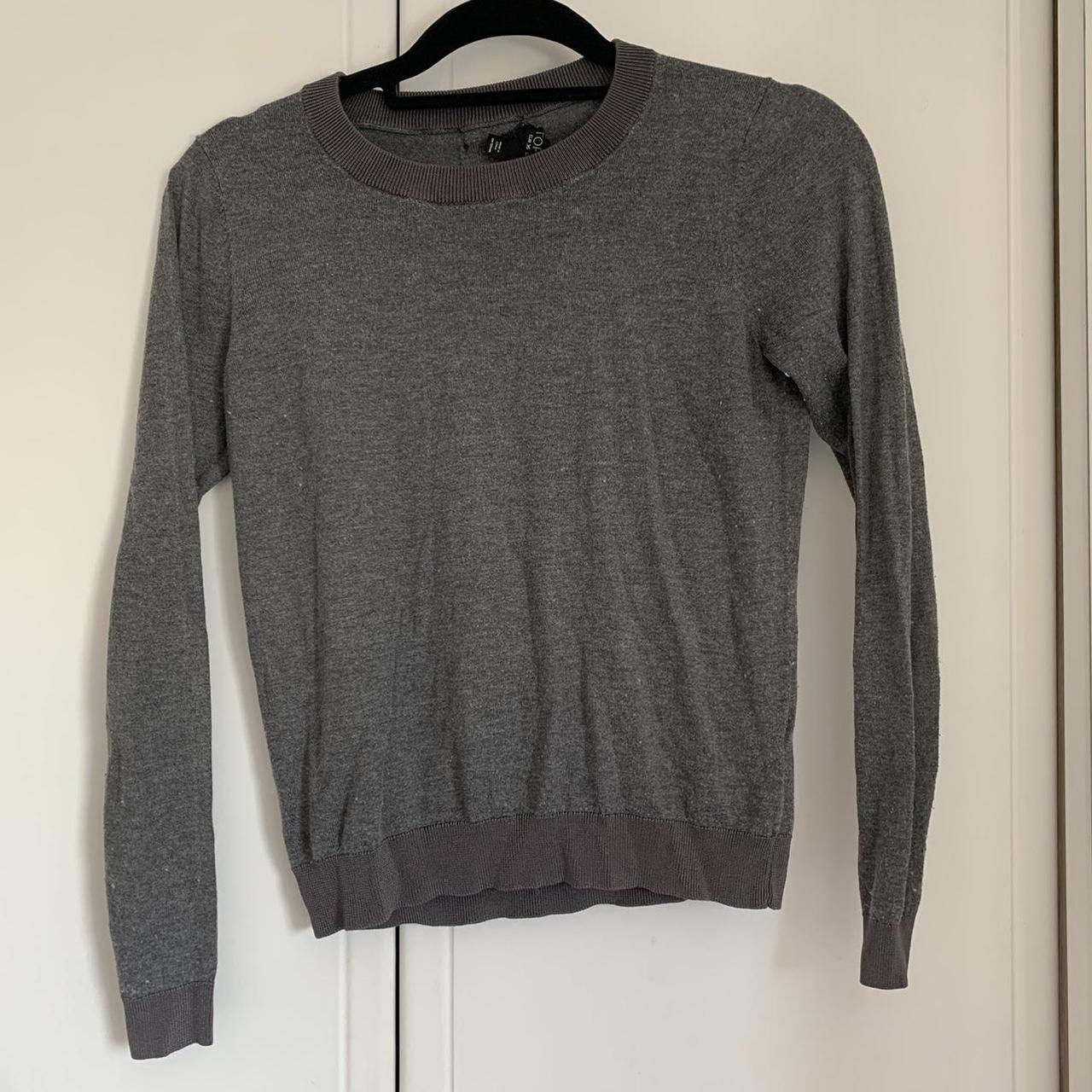 Women's Grey Jumper | Depop