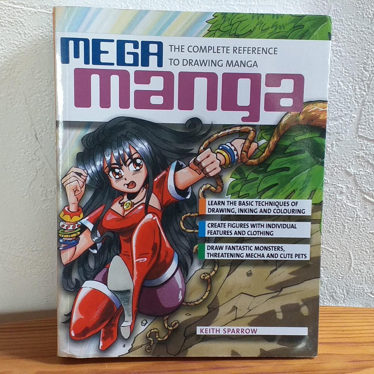 Mega manga drawing instruction book the complete... - Depop