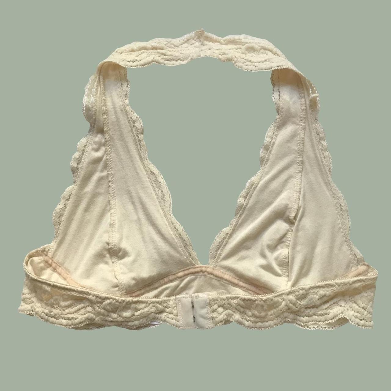 Lace Halter Neck Bralette Very Soft And Depop