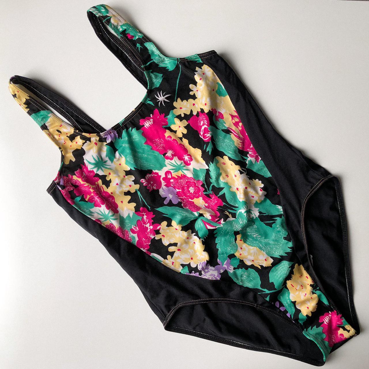 Stunning vintage 1980’s swimsuit in the nicest... - Depop