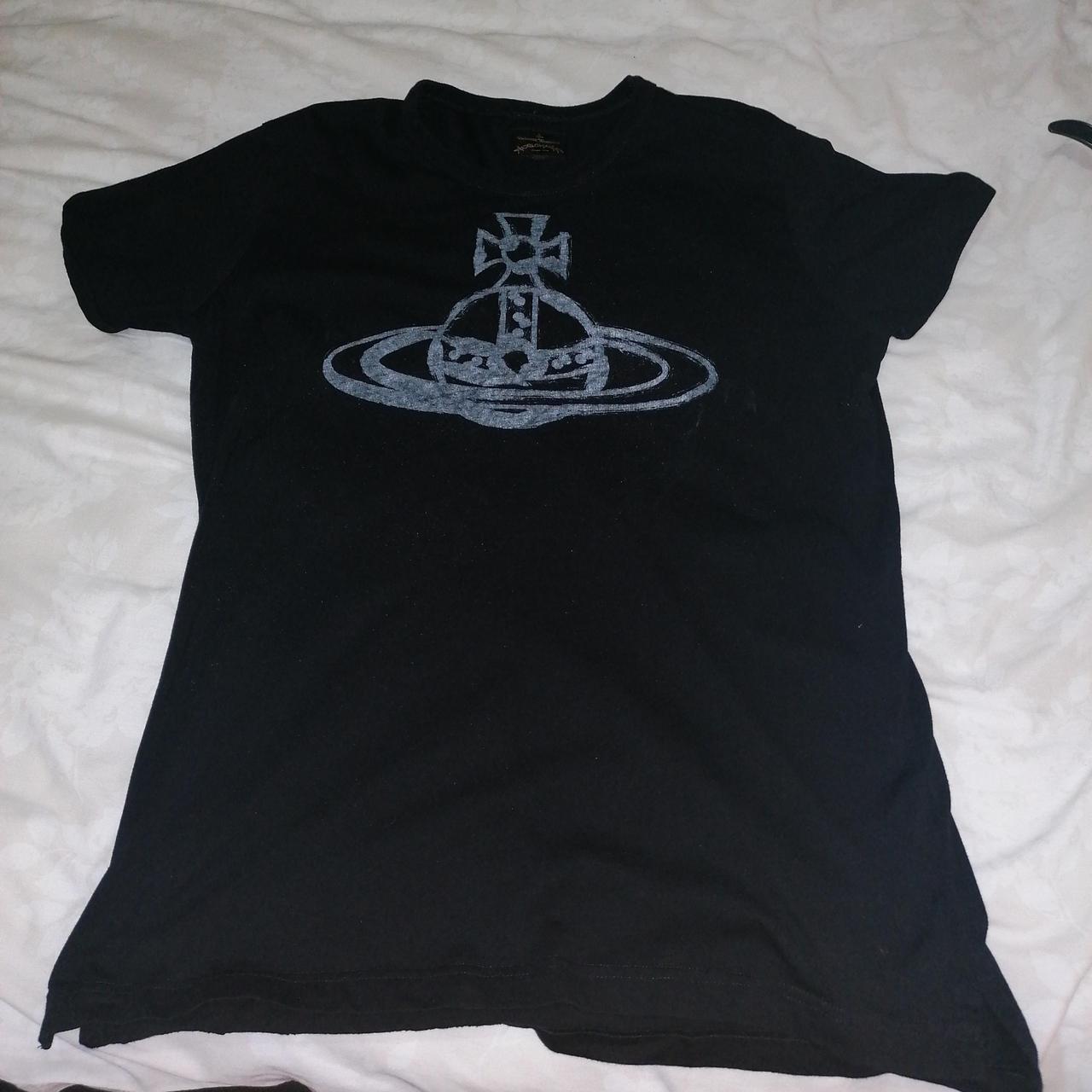 Vivienne Westwood Men's Black T-shirt | Depop