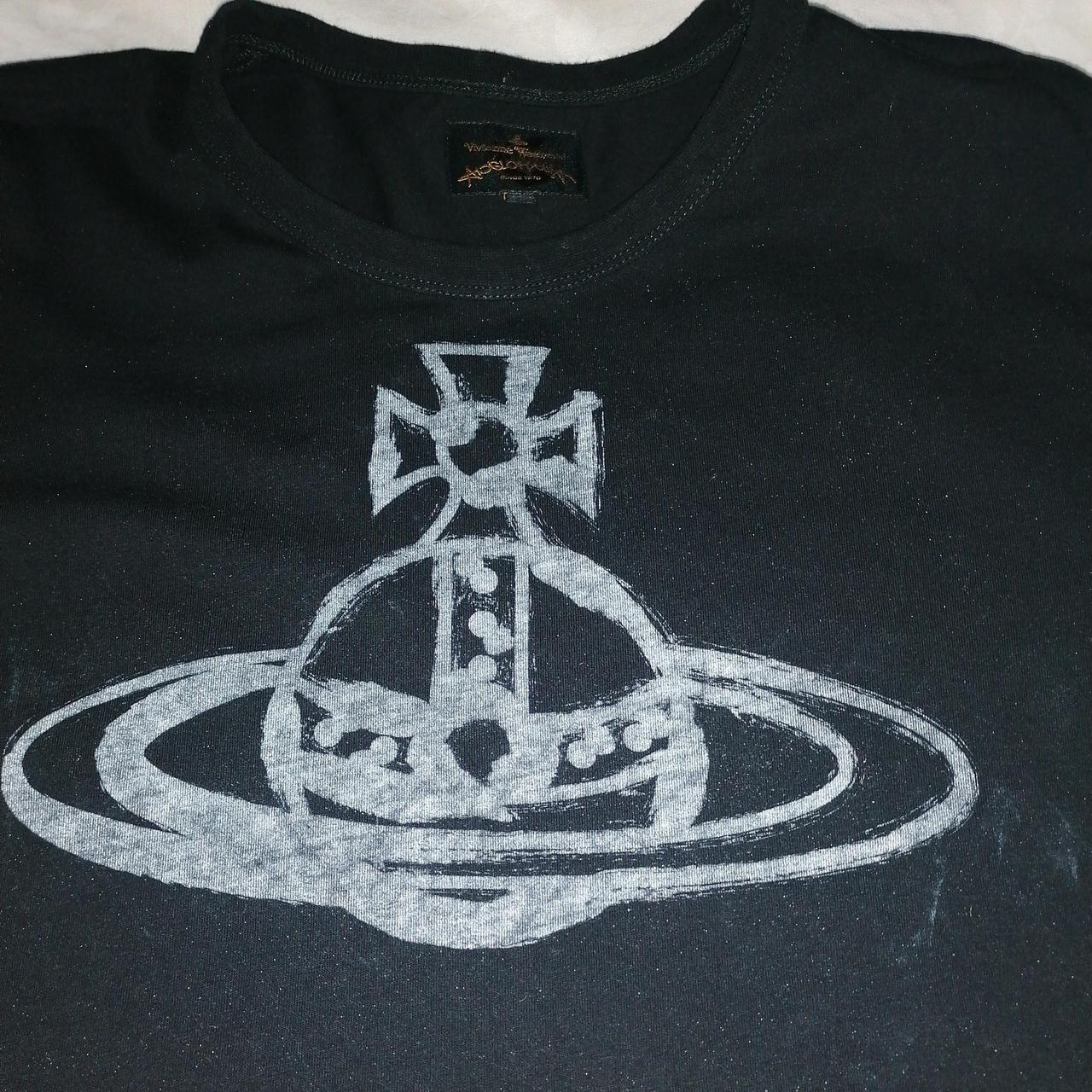 Vivienne Westwood Men's Black T-shirt | Depop