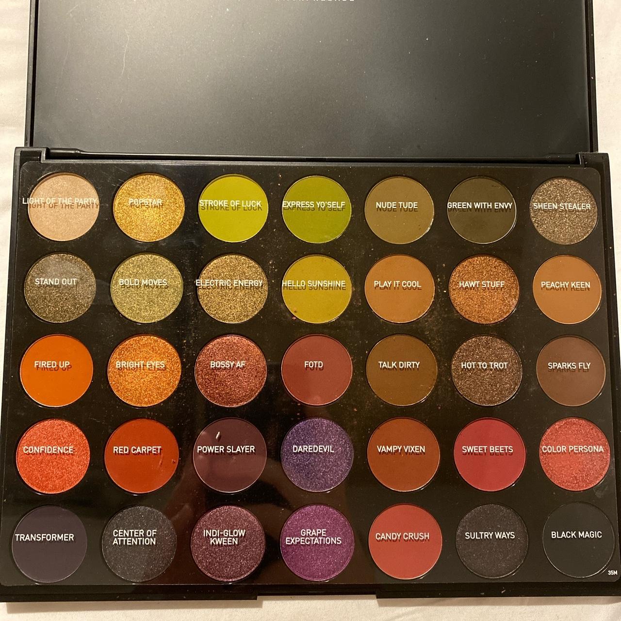 Morphe eyeshadow palette 35M Boss Mood Used only a... - Depop