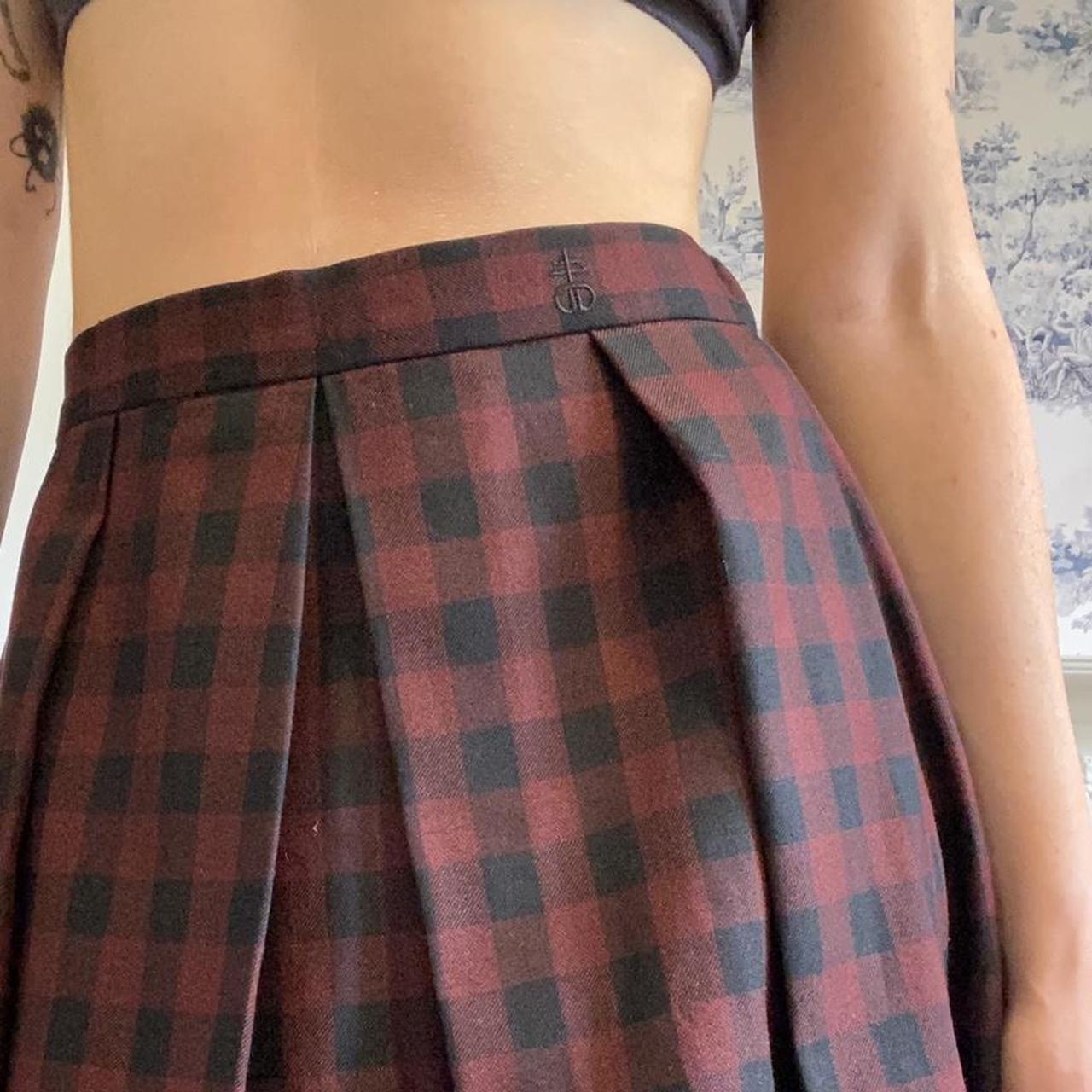 OG Drop Dead !! Knee length tartan skirt Amazing... - Depop
