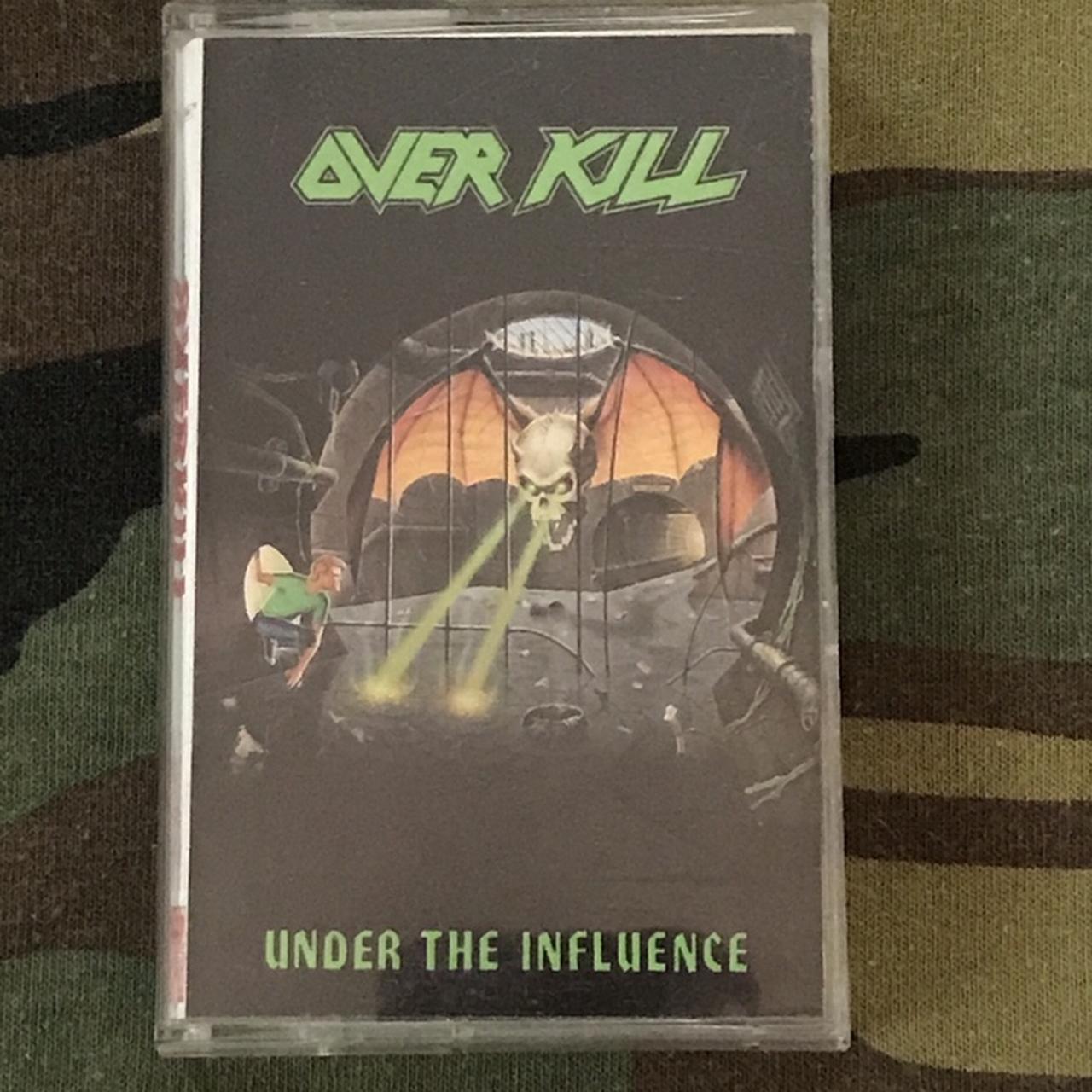 OVERKILL UNDER THE INFLUENCE CASSETTE GREAT... - Depop