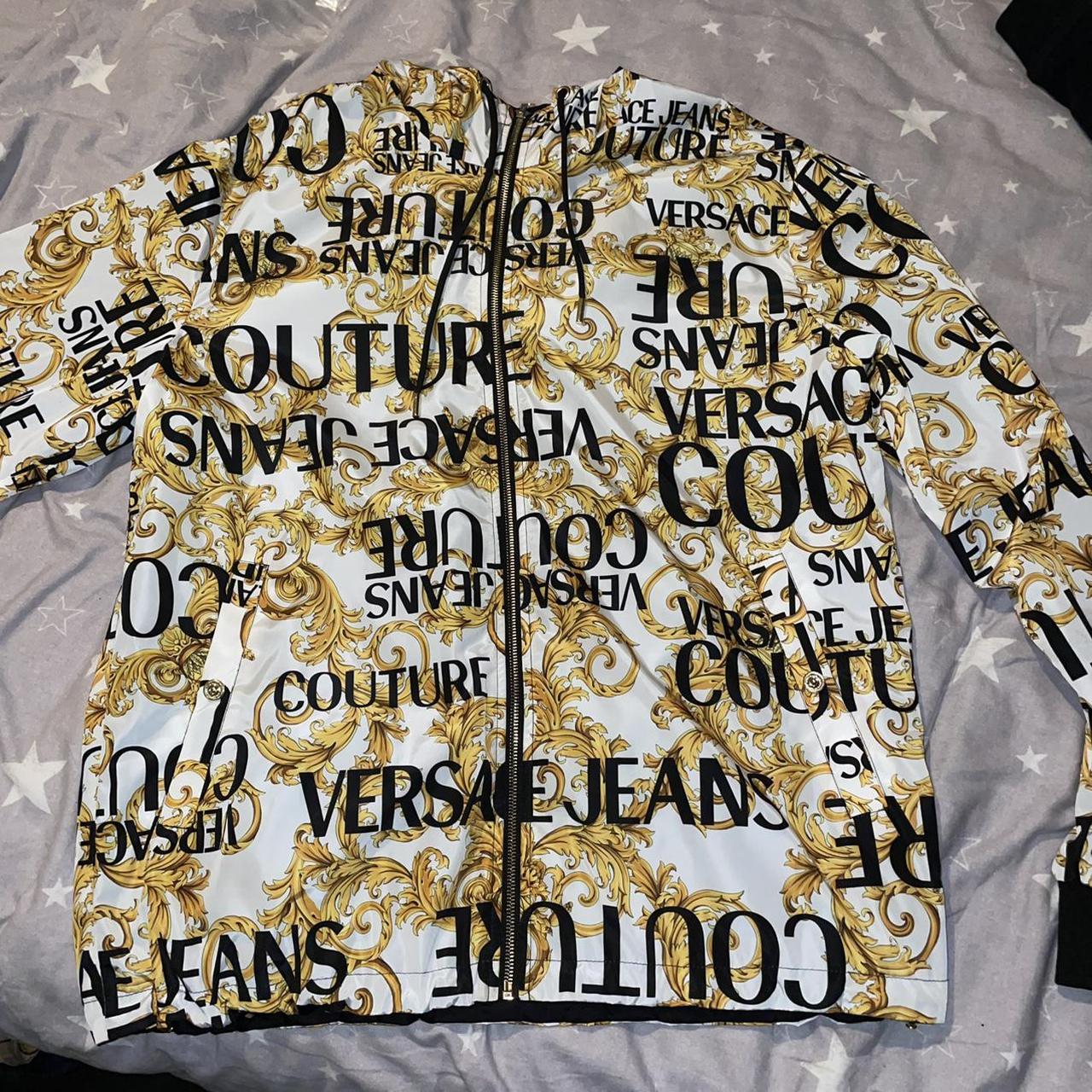 Versace Jeans Couture reversible jacket Like new... - Depop