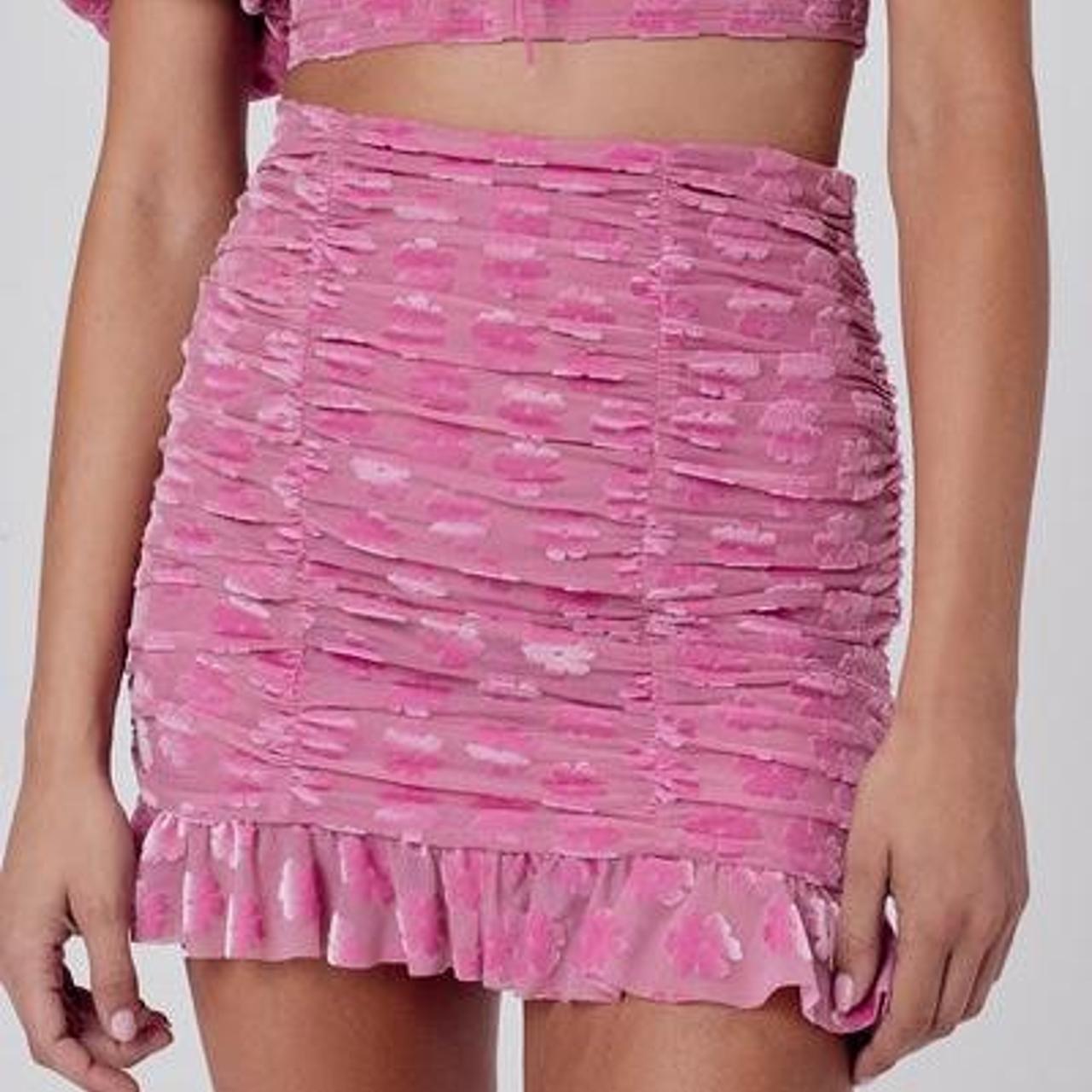 Lusk Velvet Mini Skirt From For Love And Lemons Only Depop