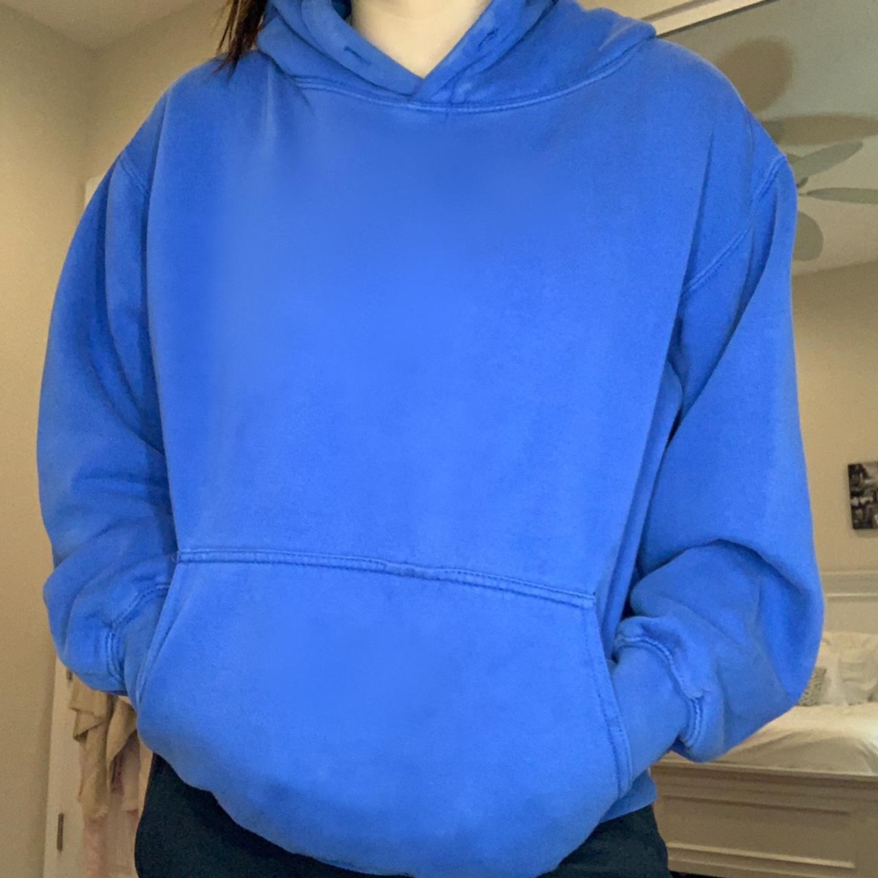 Blue Brandy Melville Hoodie 🧿 - Super comfy - Best... - Depop