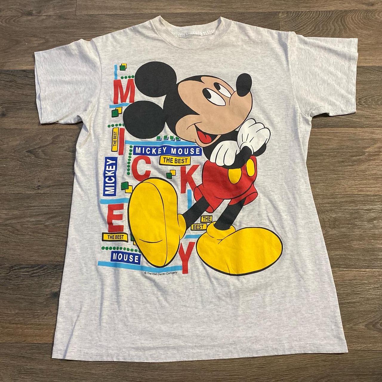 Vintage Disney Mickey Mouse Tee Very old piece but... - Depop