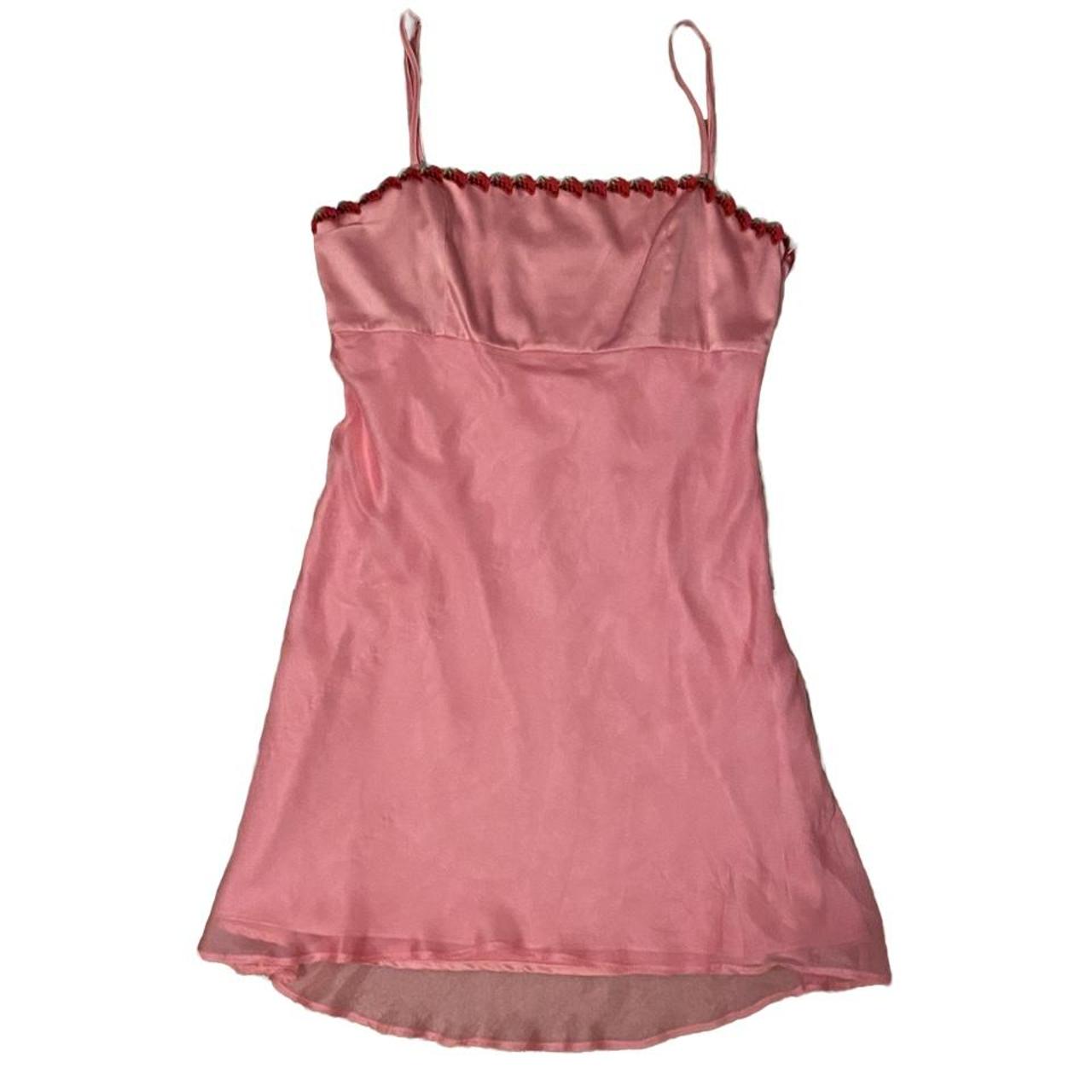 Strawberry Slip Dress Depop