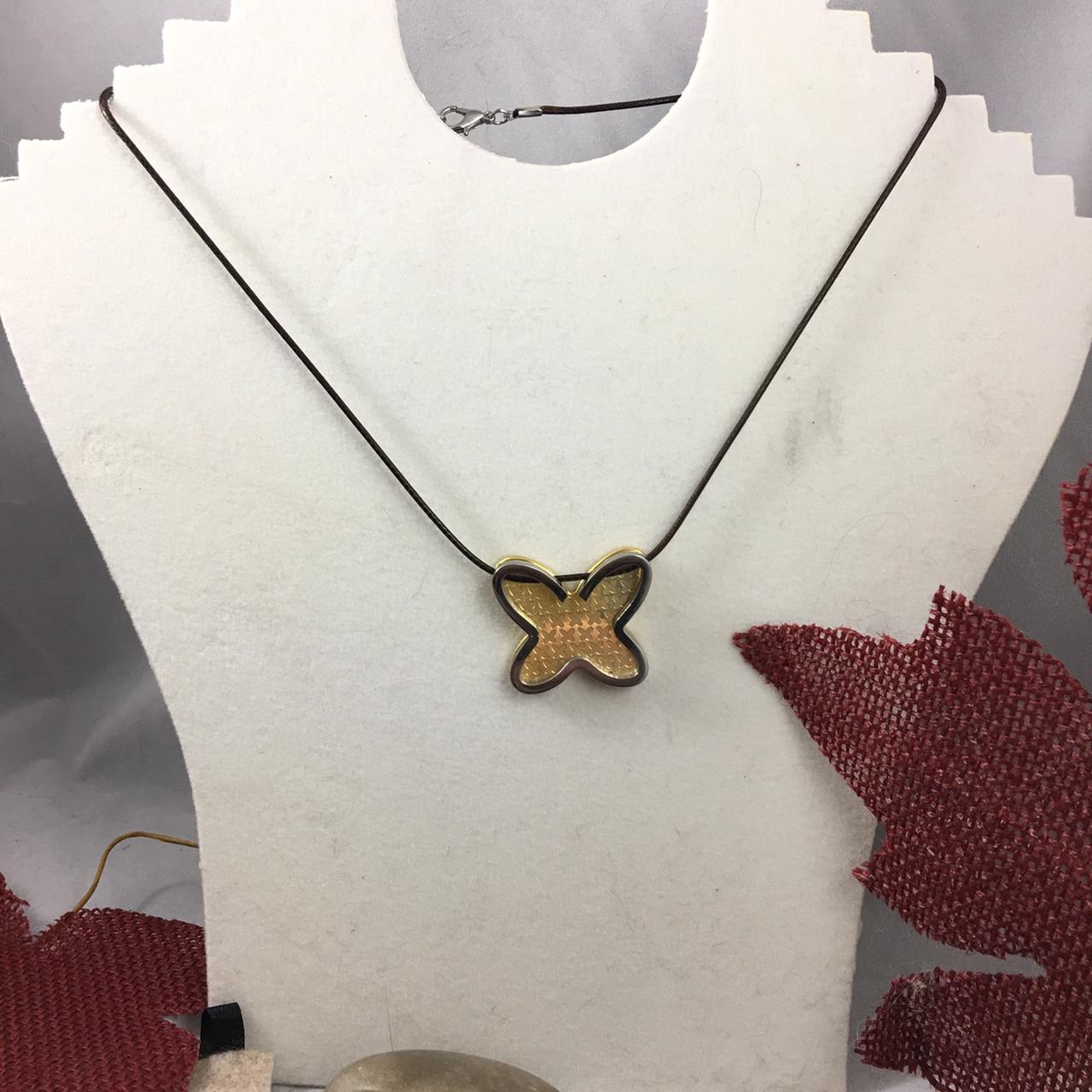 Vintage Edforce Butterfly pendant Rare Stainless... - Depop